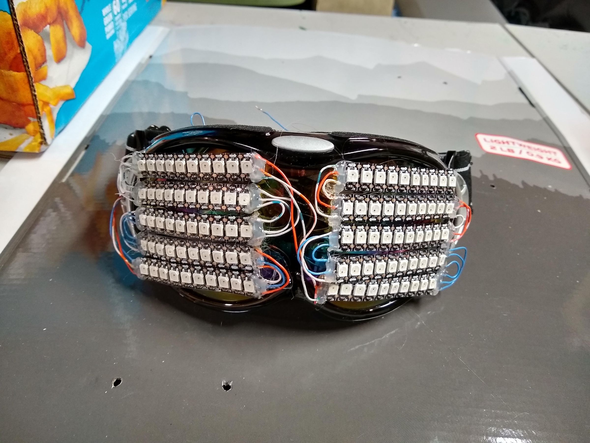 Dancing LED Goggles : 4 Steps (with Pictures) - Instructables