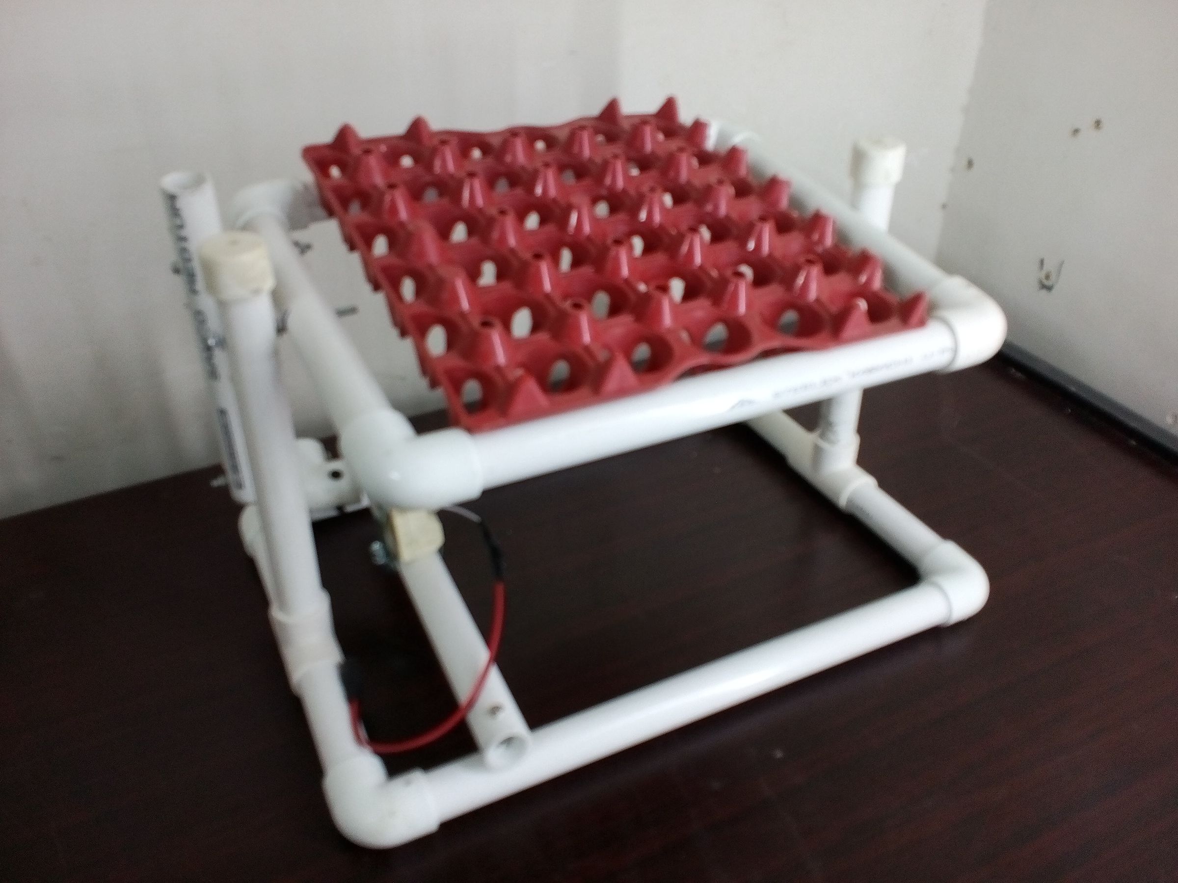 How to Make Automatic Rotating Egg Tray From PVC : 7 Steps (with ...