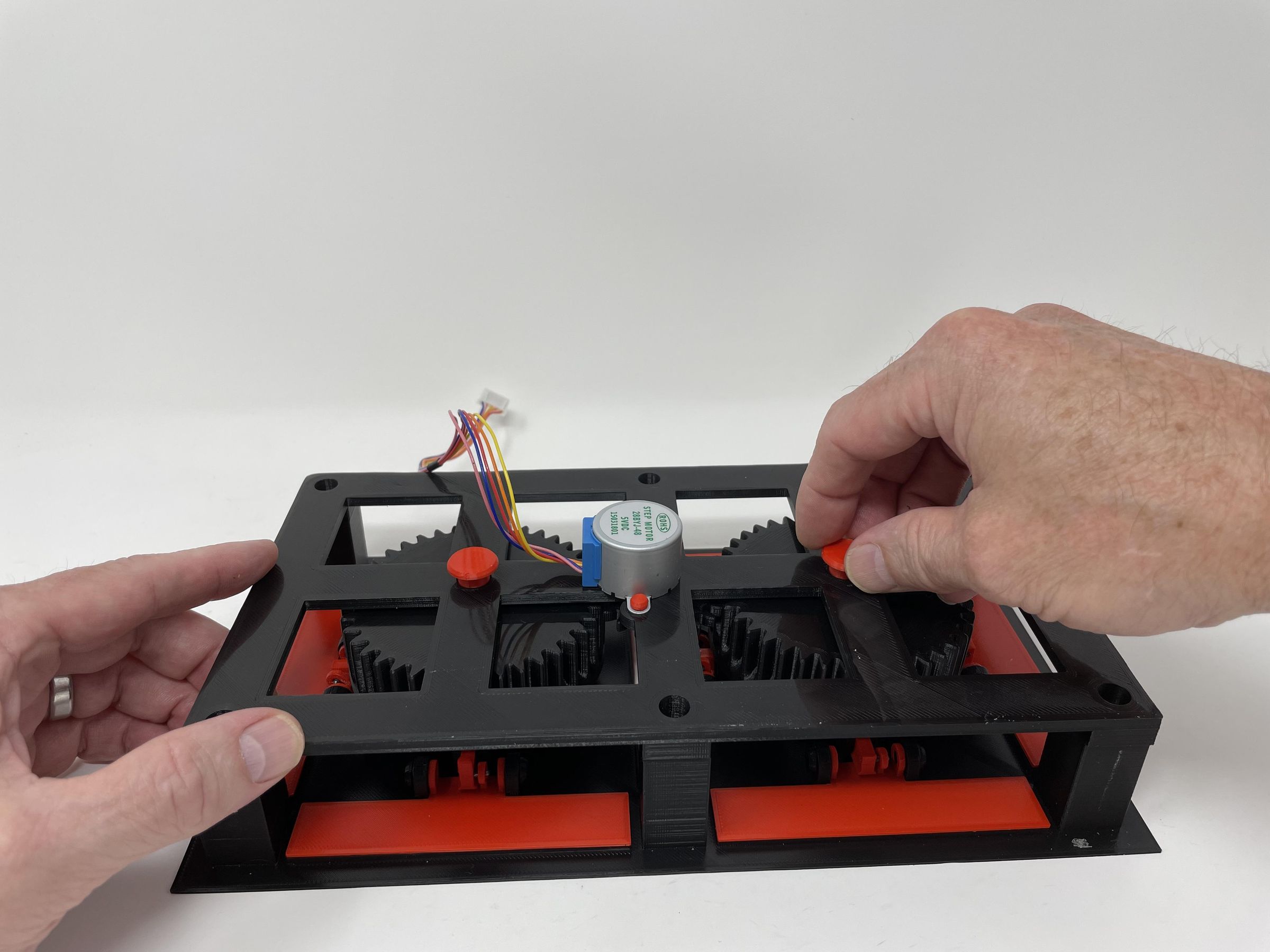 A 3D Printed Seven Segment Electro-Mechanical Single Motor Driven ...