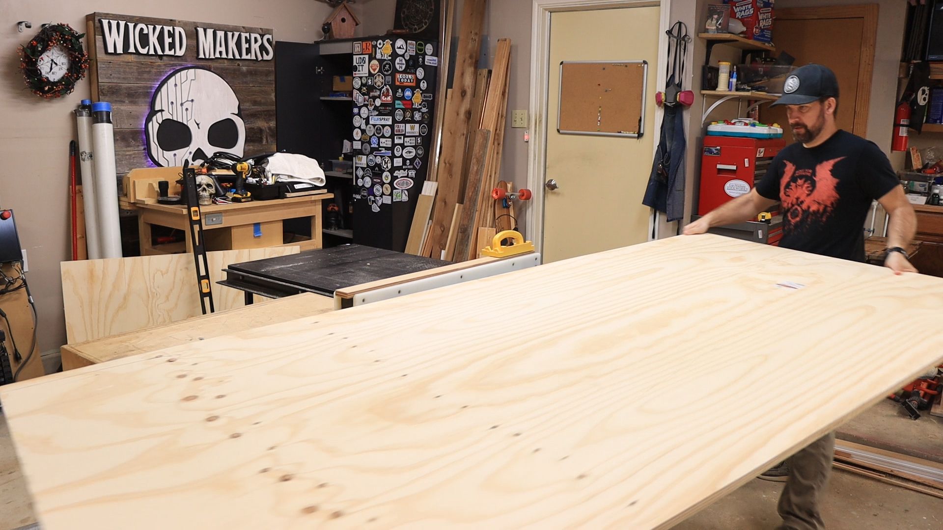 DIY Workshop Table (From Plywood!) : 10 Steps (with Pictures ...