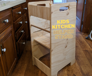 Kid's Kitchen Helper Stand : 7 Steps - Instructables