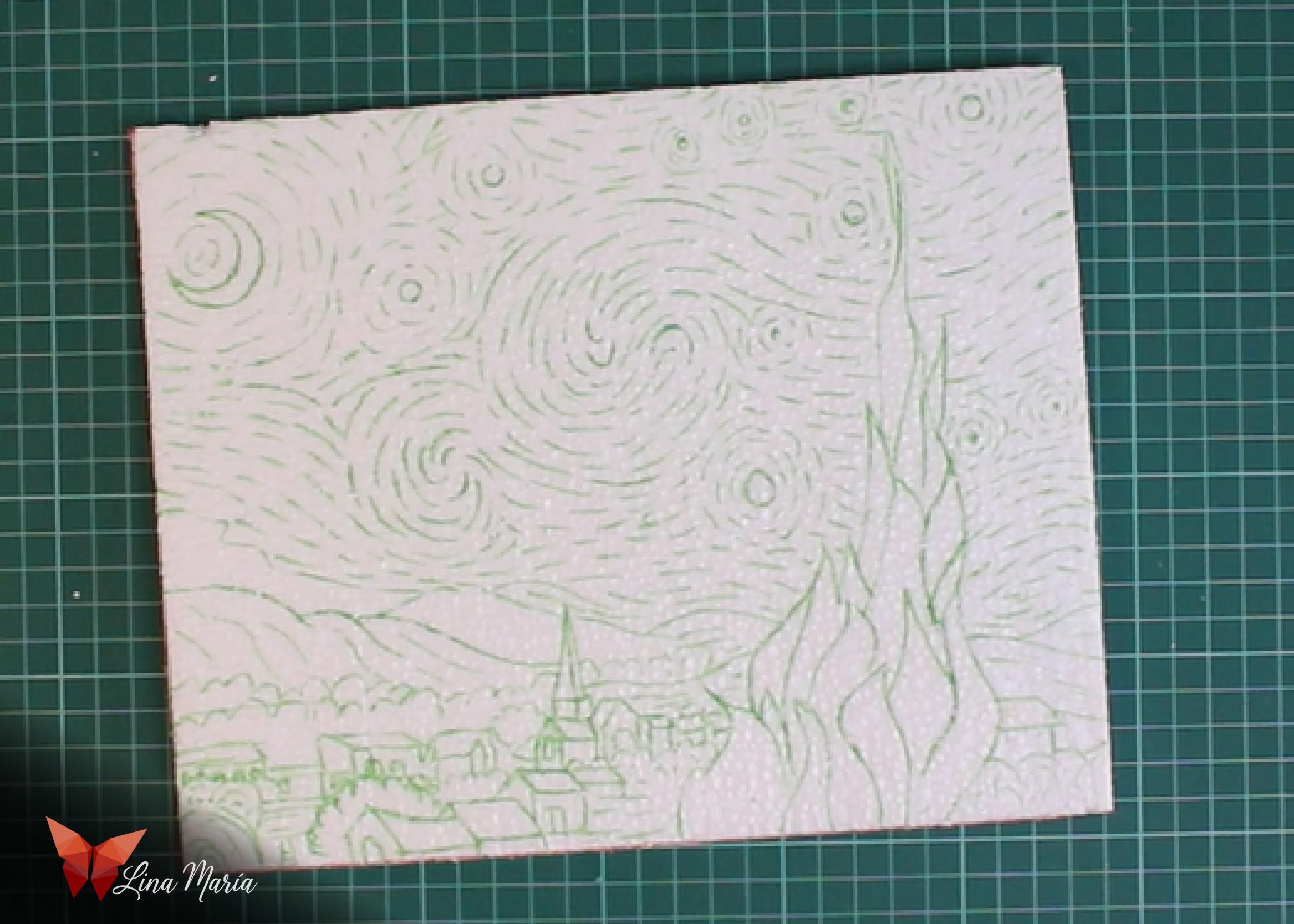 DIY Relief Painting - Starry Night : 25 Steps (with Pictures ...