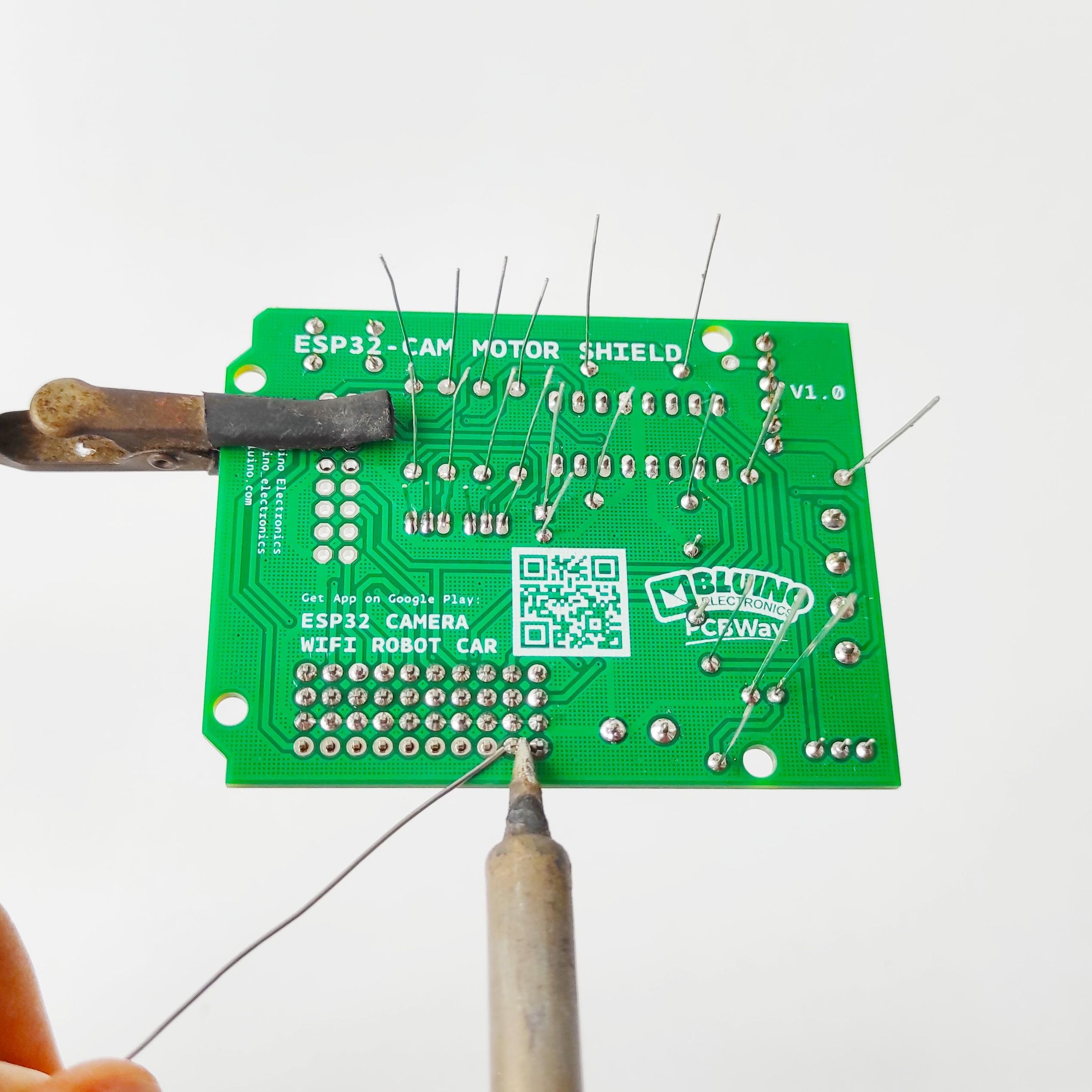 DIY ESP32 Camera Motor Shield - Wifi Camera Robot Car : 13 Steps (with ...