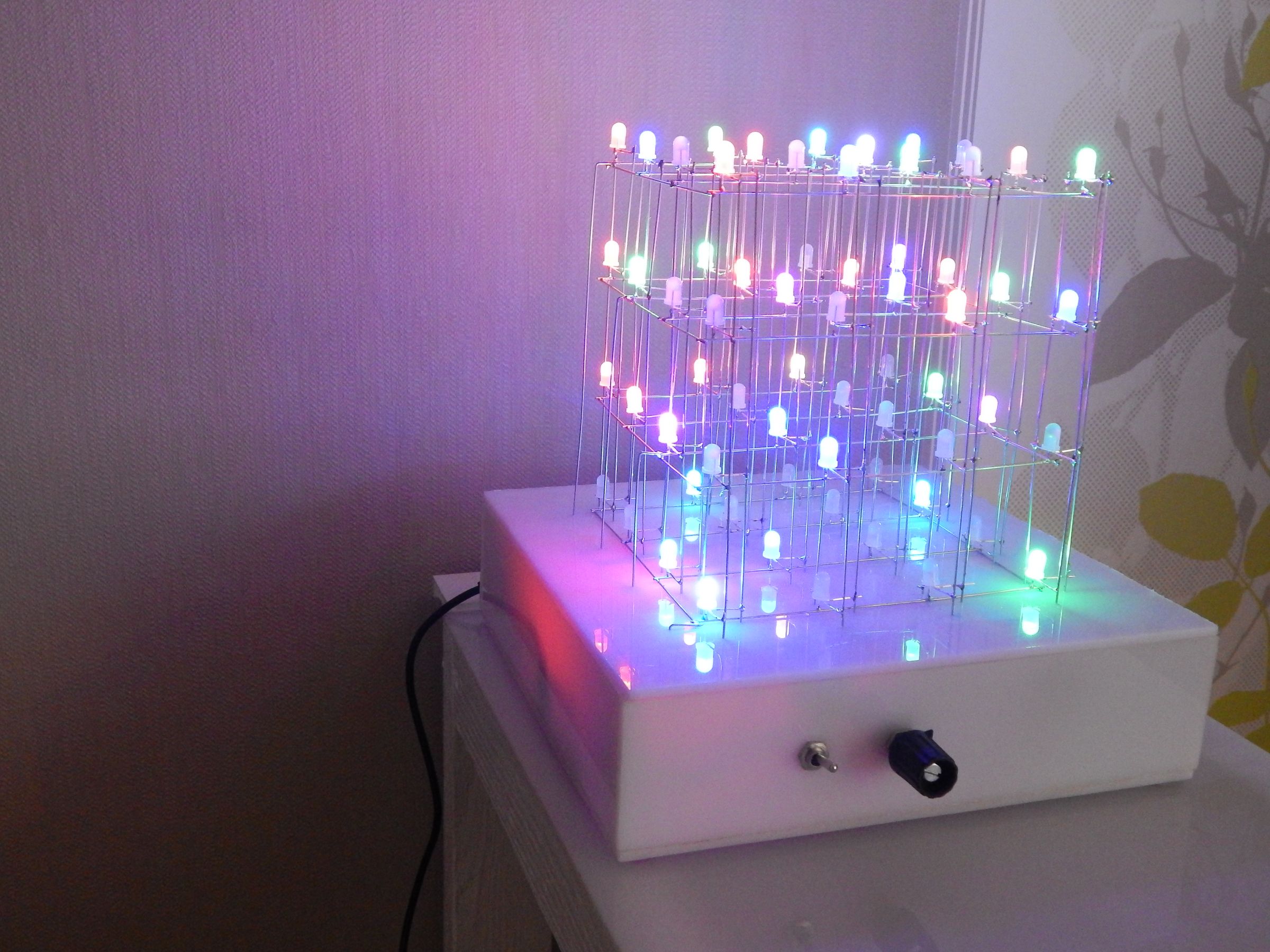 Build Your Own 4x4x4 RGB LED Cube : 9 Steps (with Pictures) - Instructables