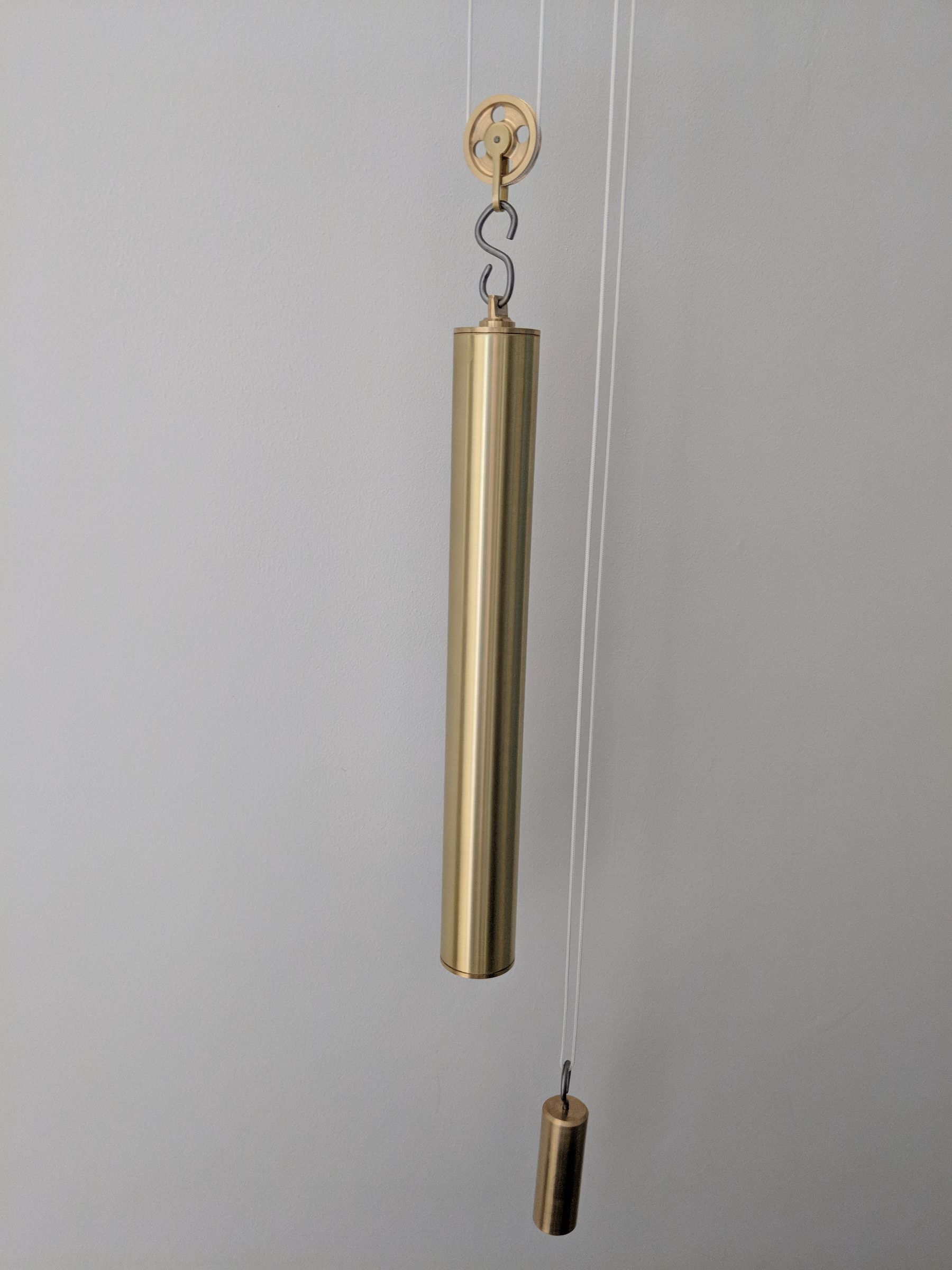 Making a Wall Hanging Brass Mechanical Alarm Clock in the Home Machine ...