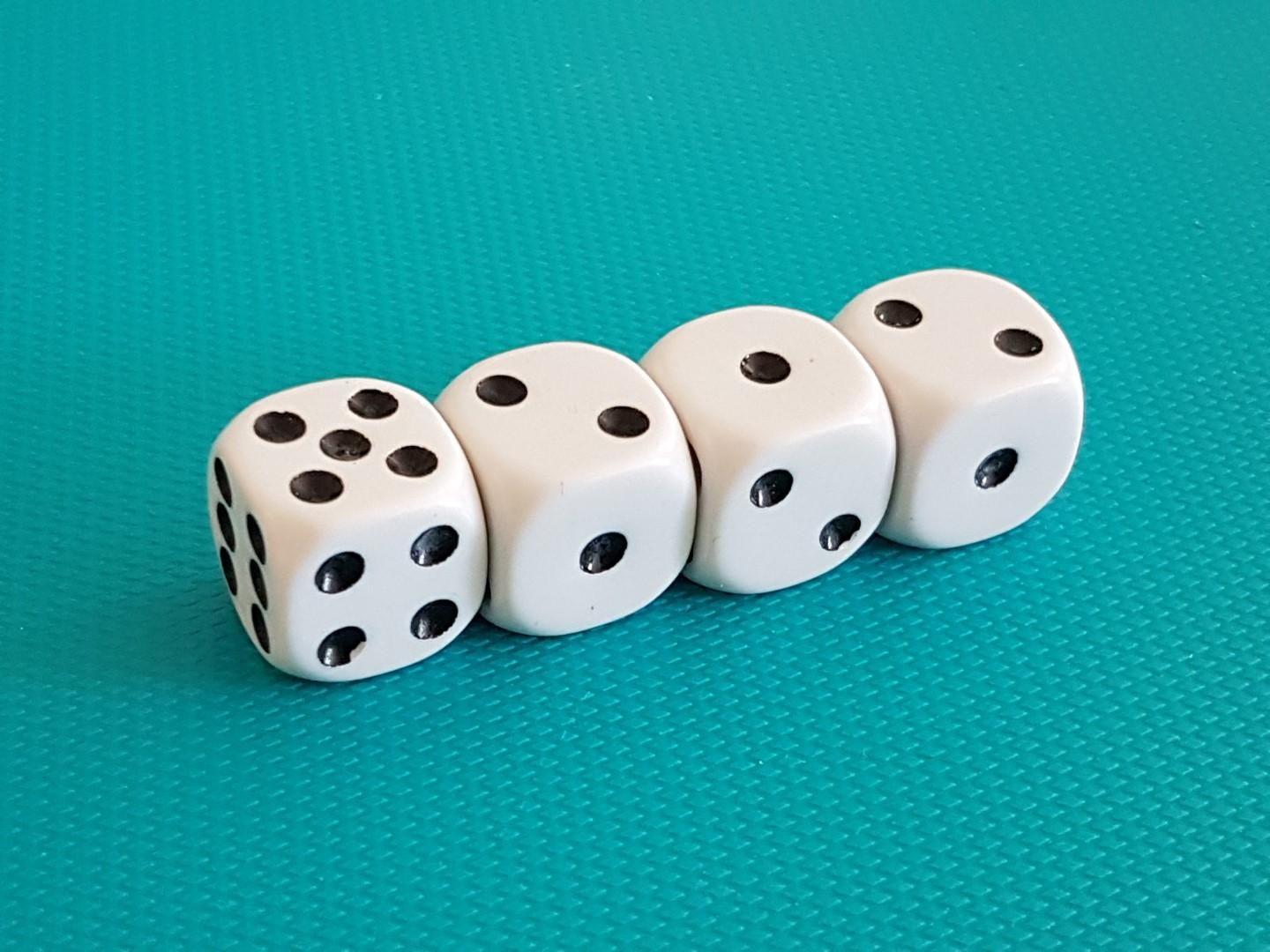 Modified Regular Dice for the Royal Game of UR : 5 Steps (with Pictures ...