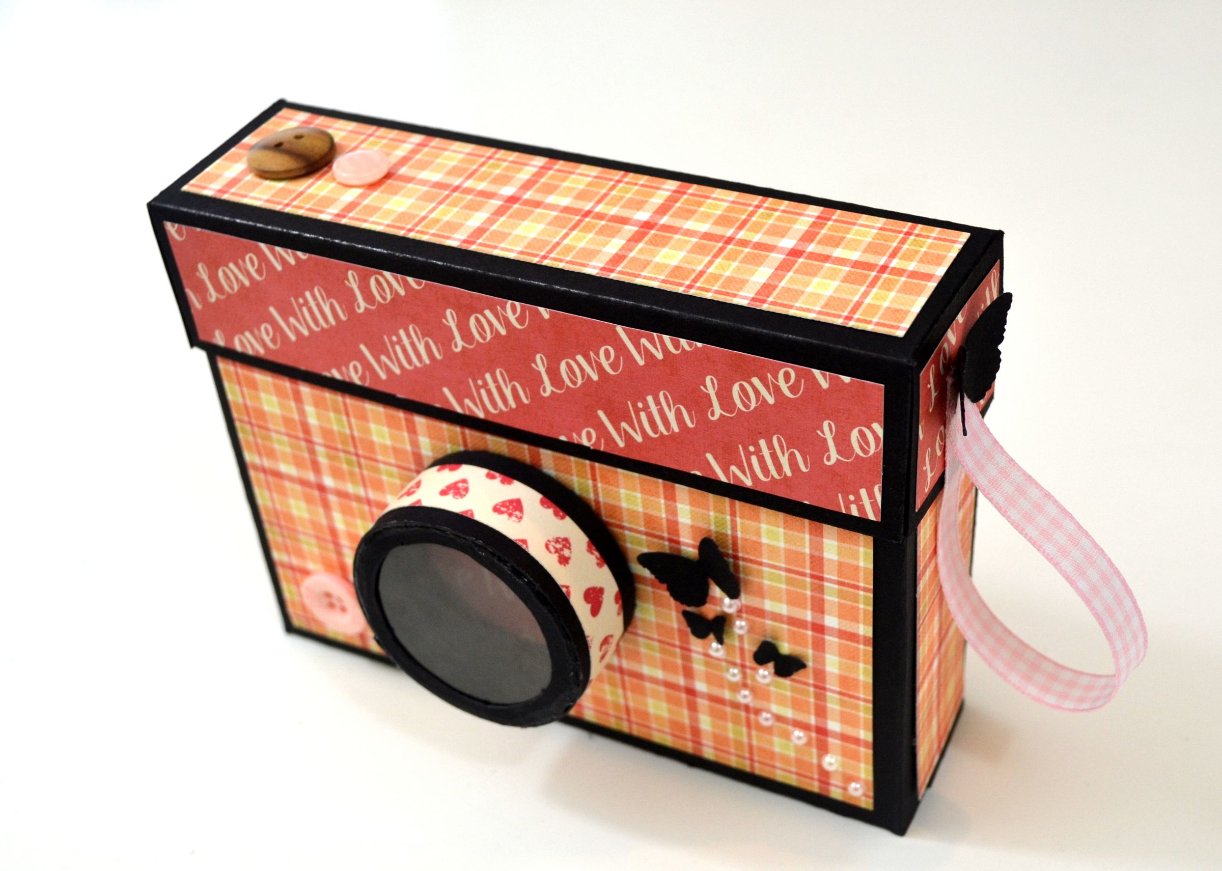 How to Make a Scrapbook Album in a Camera Box | DIY Photo Album | Gift ...
