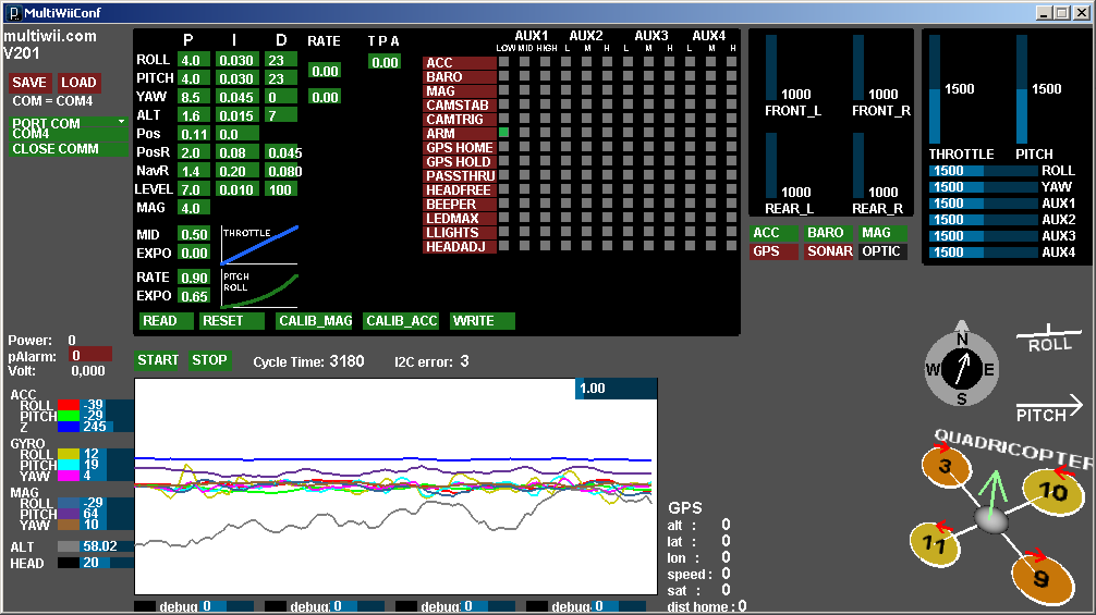 DIY Arduino Controled Multiwii Flight Controller : 7 Steps (with ...