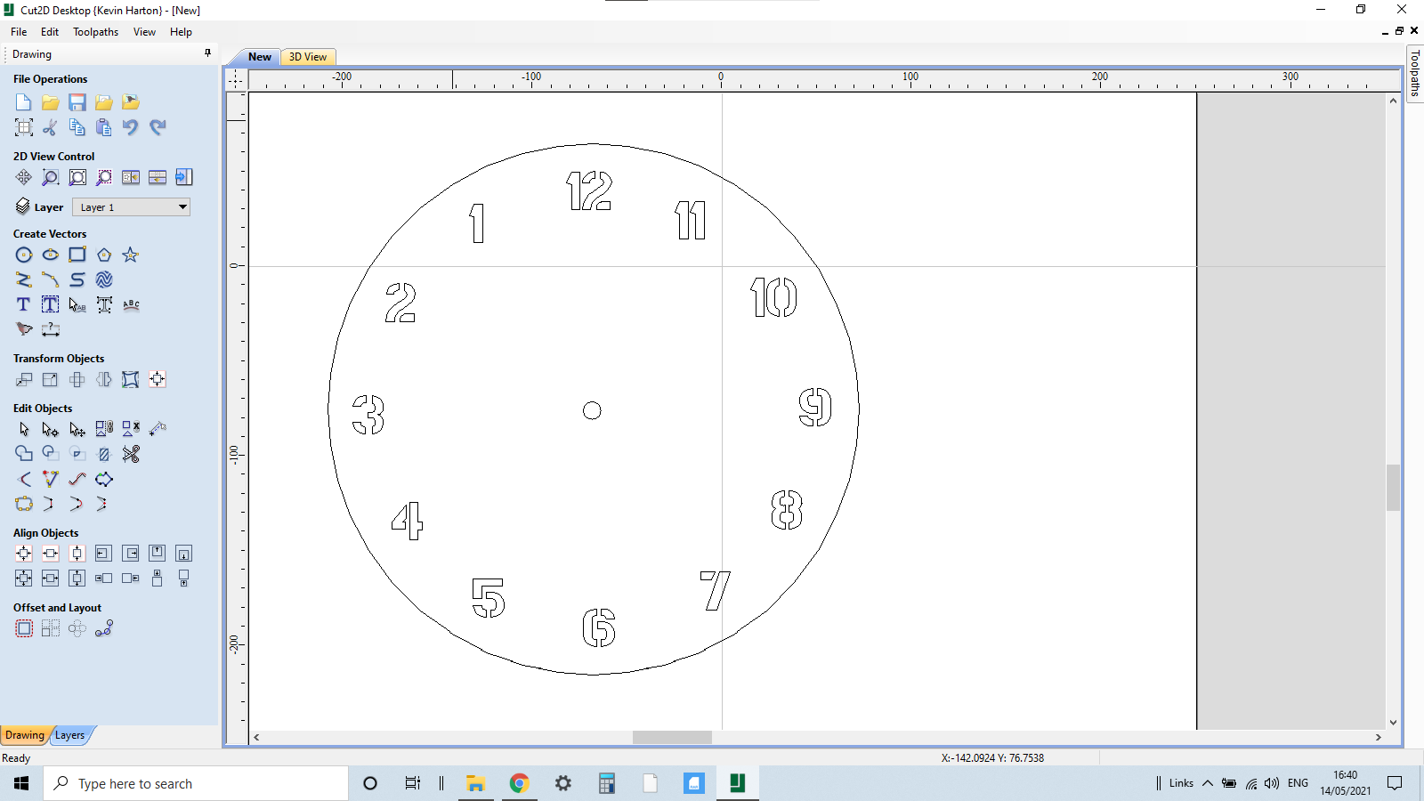 MDF and Acrylic Reverse Clock : 6 Steps (with Pictures) - Instructables