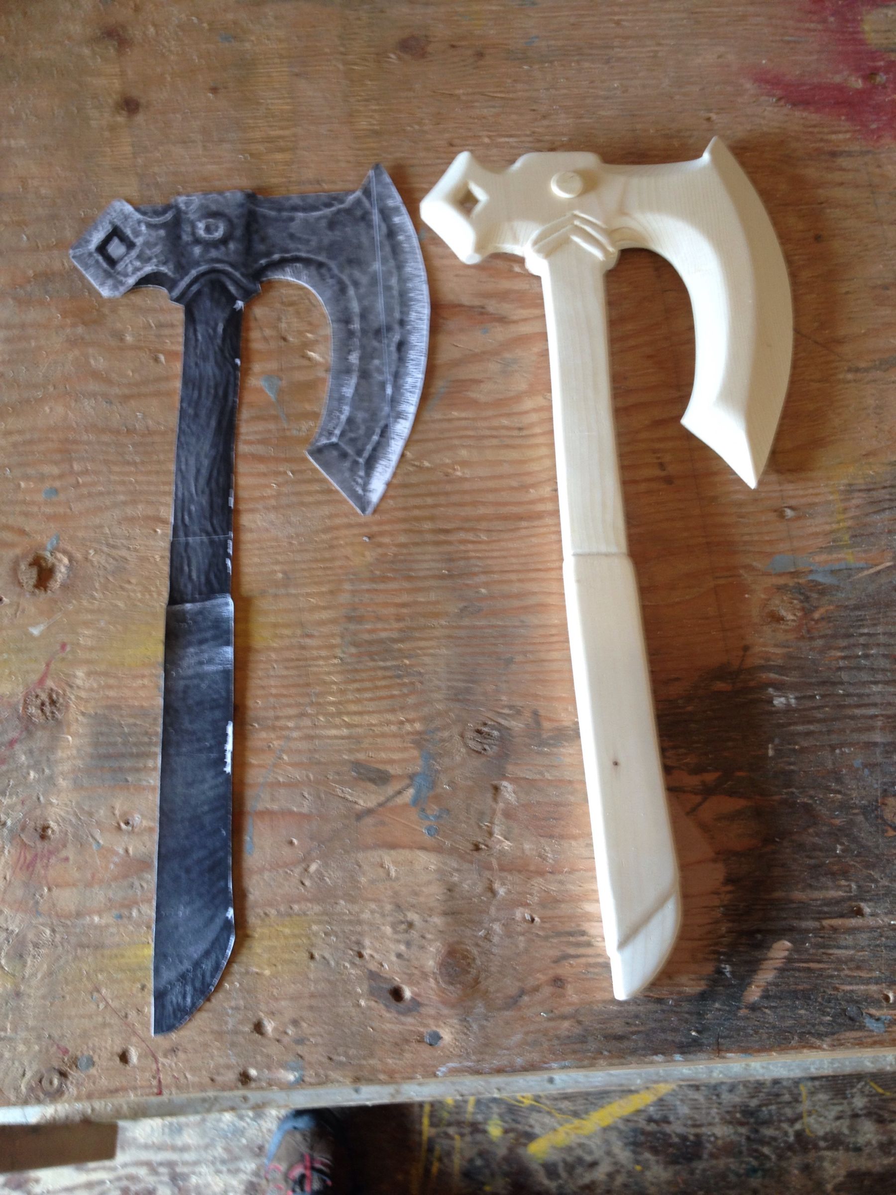 Skyrim Wood Carved Weapons : 5 Steps (with Pictures) - Instructables