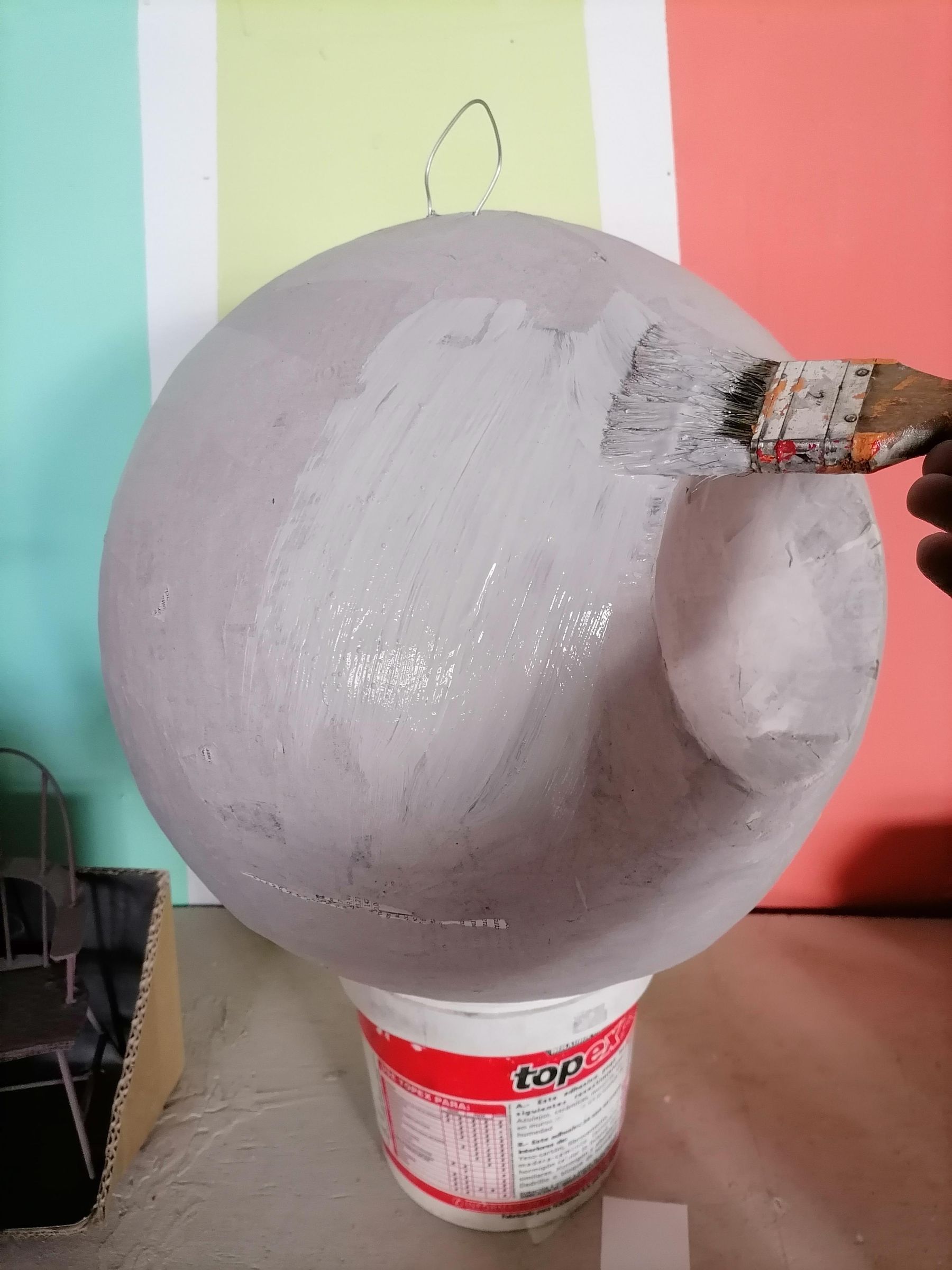 Paper Maché Death Star : 7 Steps (with Pictures) - Instructables