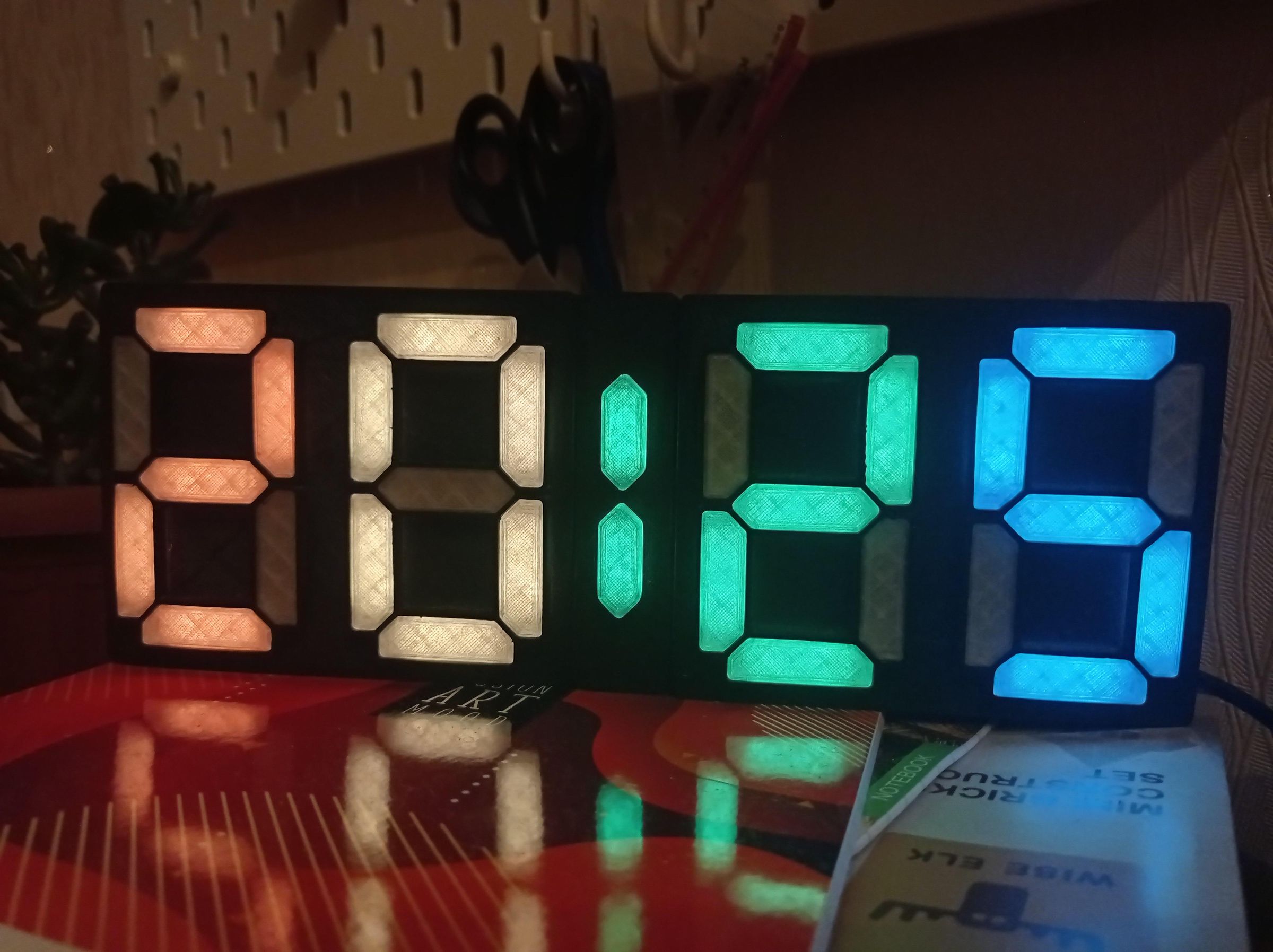 7 Segment Clock - Small Printers Edition : 9 Steps (with Pictures) - Instructables