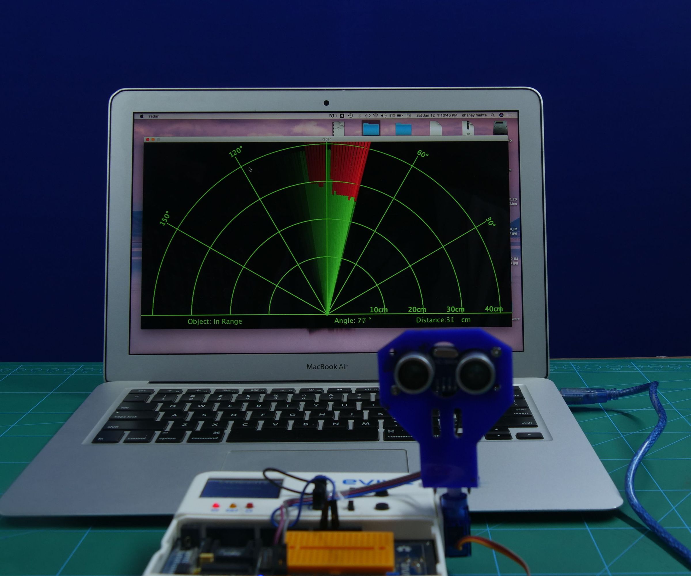 ultrasonic radar system using arduino DIY Project - Step-by-Step DIY ...