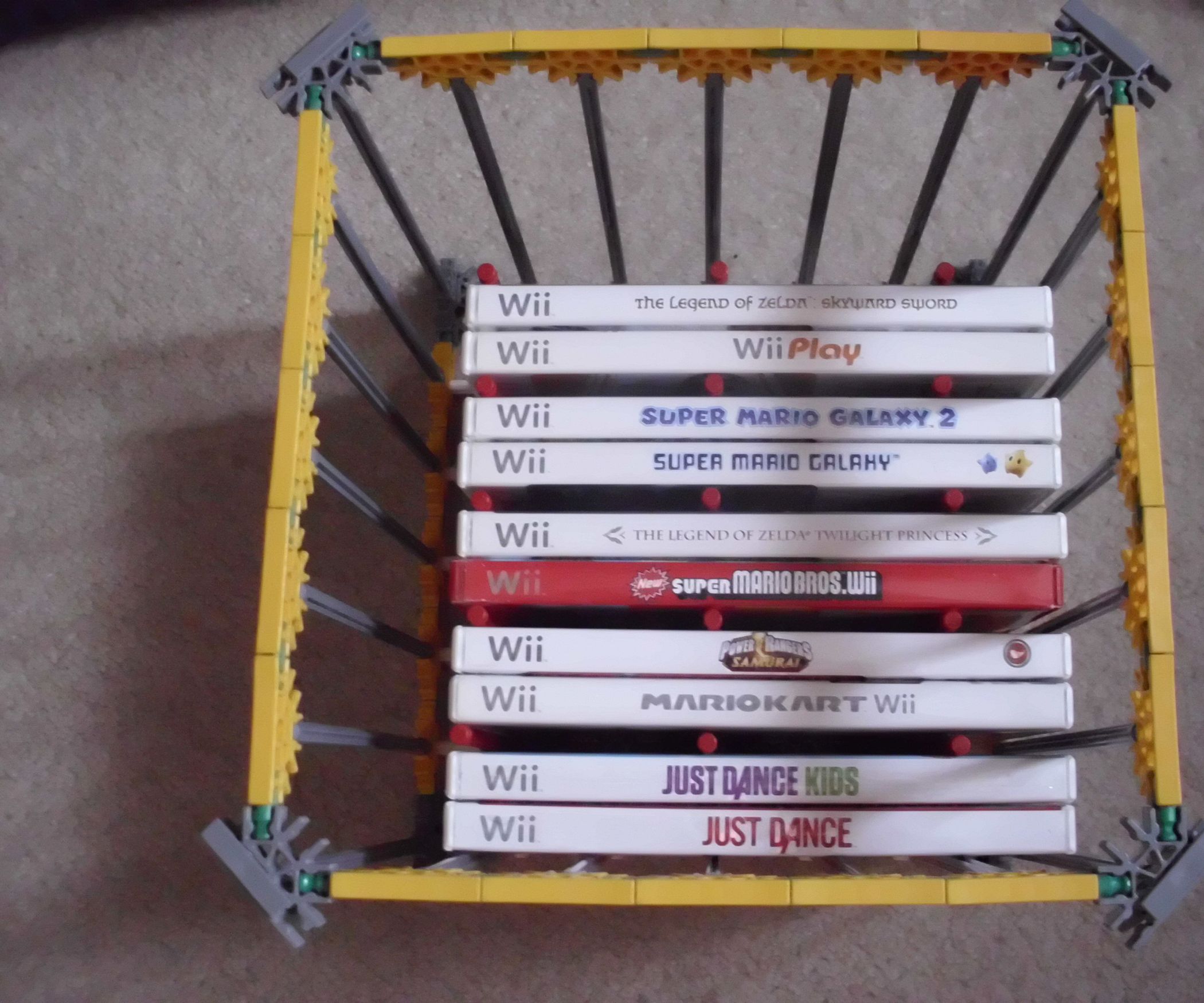 Knex DVD/Wii Disk Holder : 7 Steps - Instructables