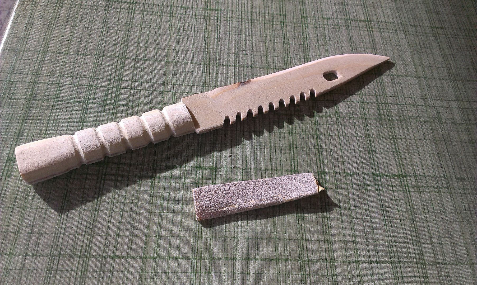 Wooden M9 Bayonet : 5 Steps - Instructables