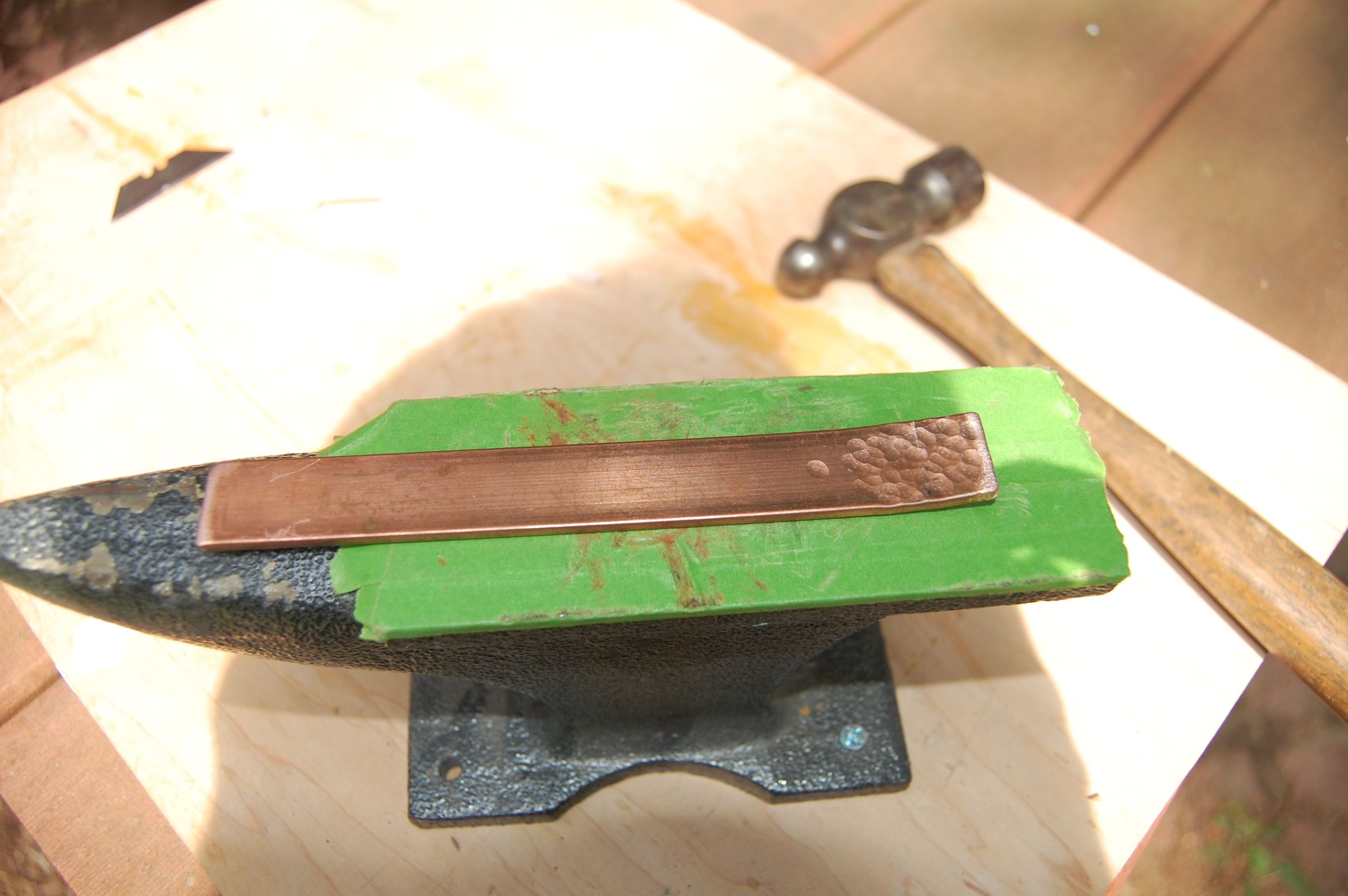 Hammered Copper Bangle : 4 Steps (with Pictures) - Instructables