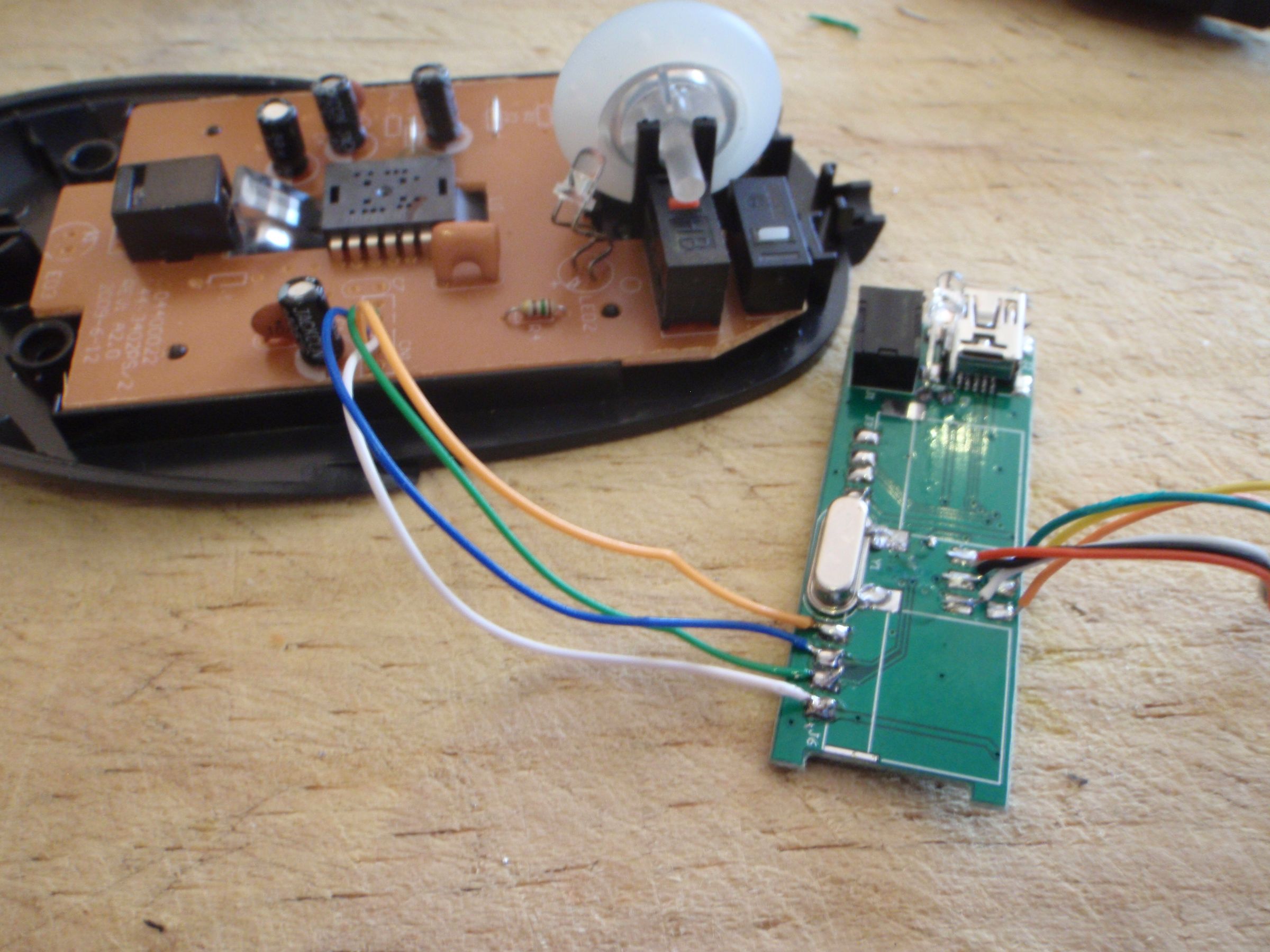 Mouse With USB Port (optional Internal Drive) : 6 Steps (with Pictures ...