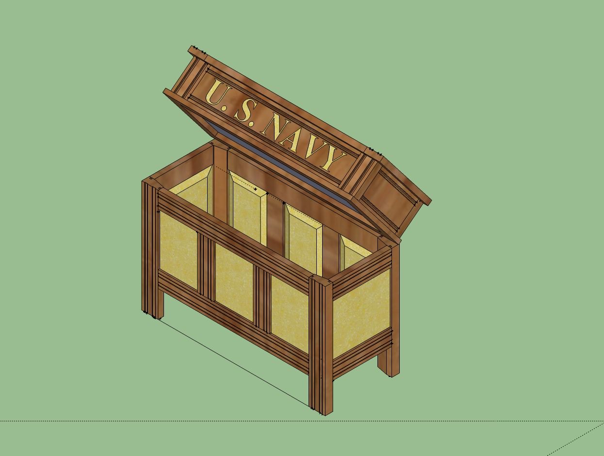 Navy Retirement Shadow Box and Chest : 6 Steps - Instructables