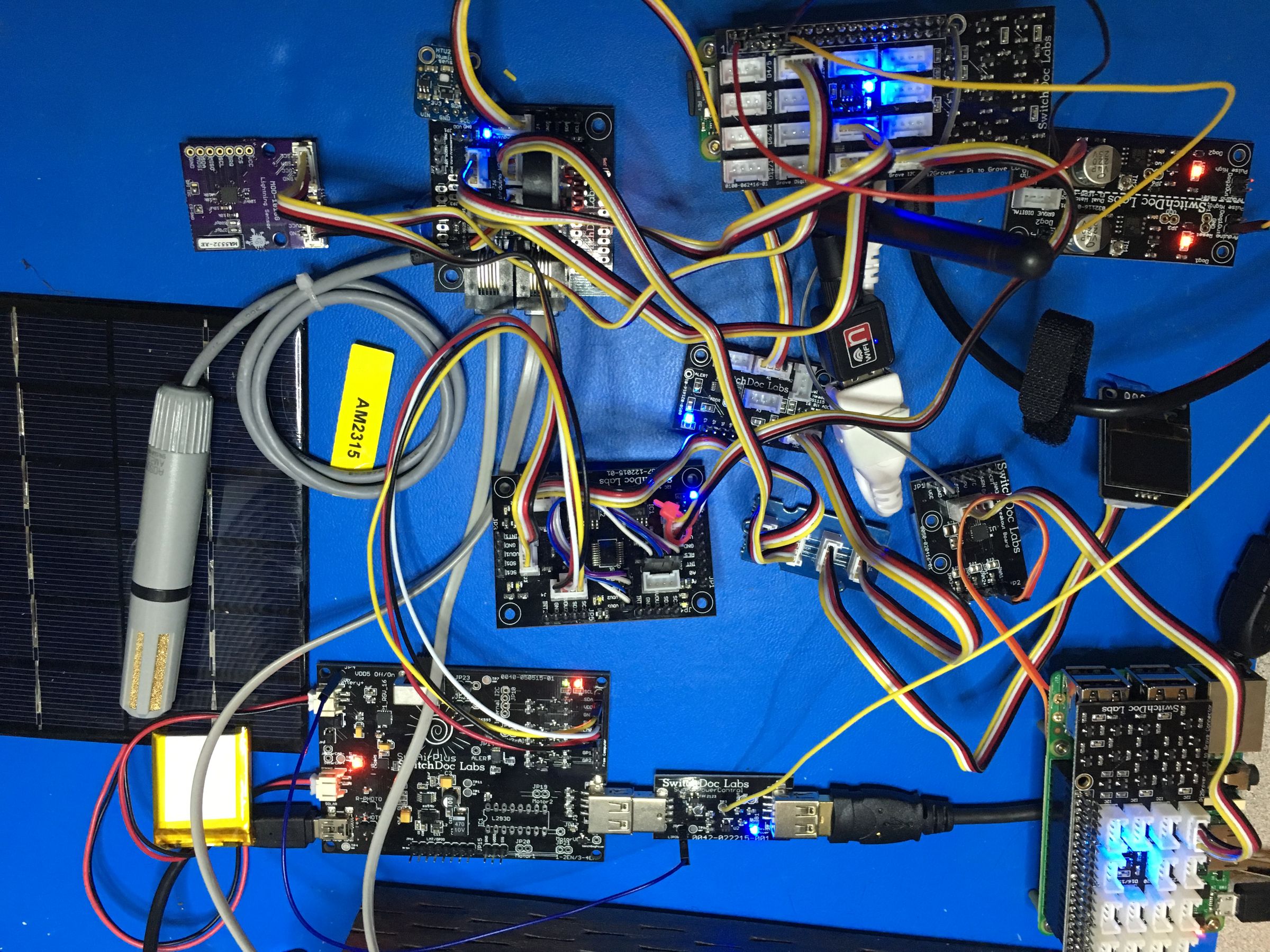 GroveWeatherPi - Solar Raspberry Pi Based Weather Station - No ...
