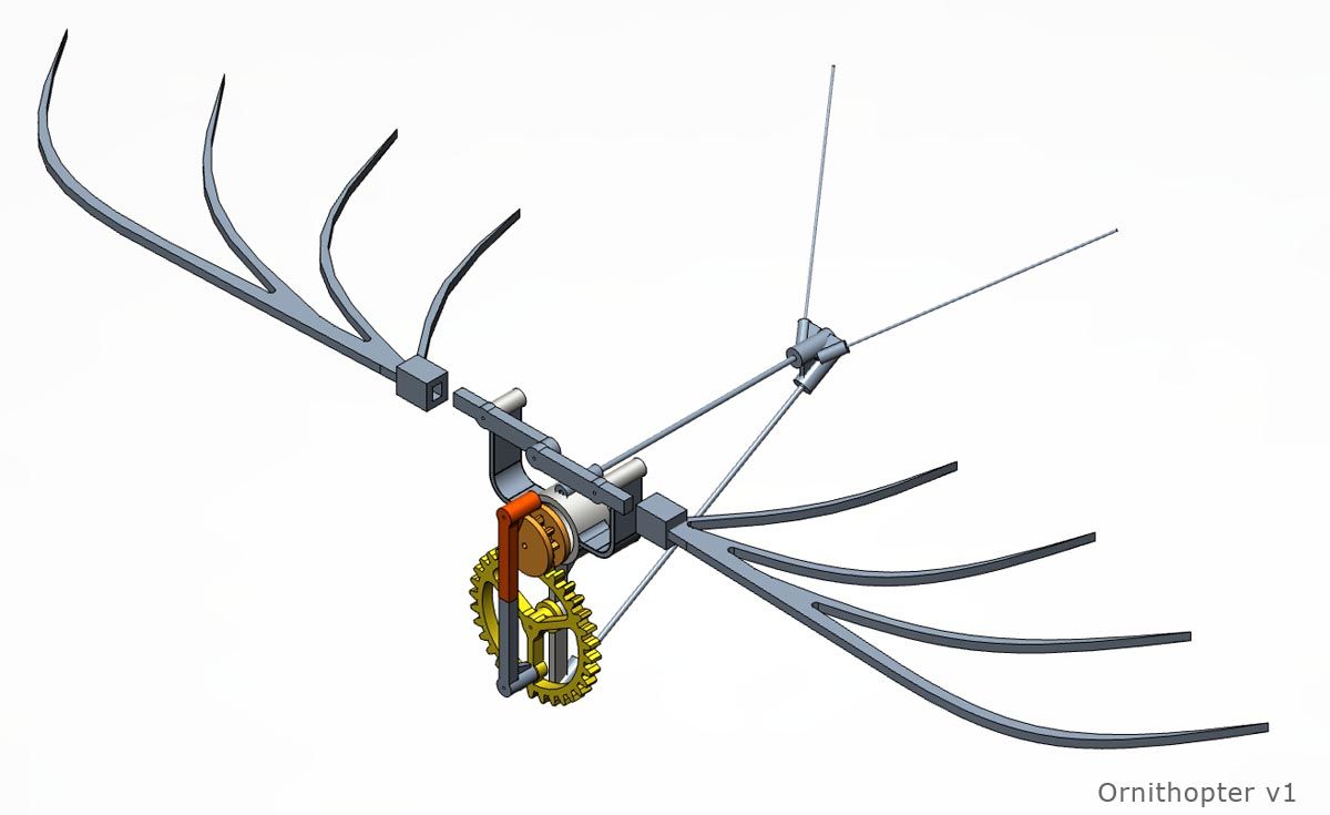 Mini-Ornithopter Prototypes : 4 Steps (with Pictures) - Instructables