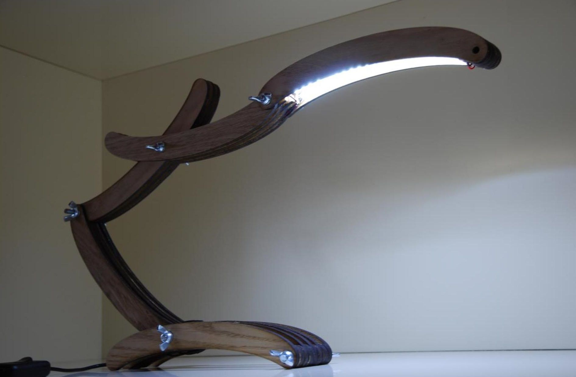 Laser-cut Desktop Lamp (LED) : 9 Steps (with Pictures) - Instructables