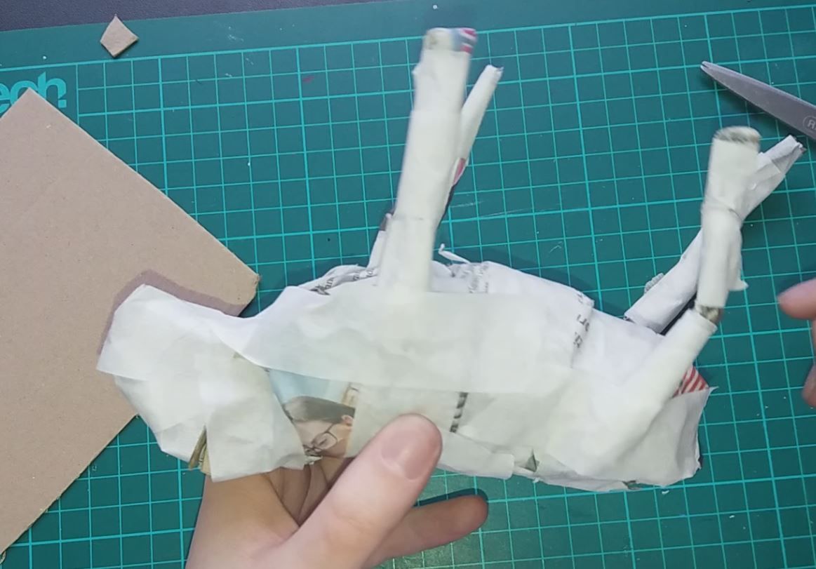 Paper Fantasy Wolf Sculpture : 8 Steps (with Pictures) - Instructables