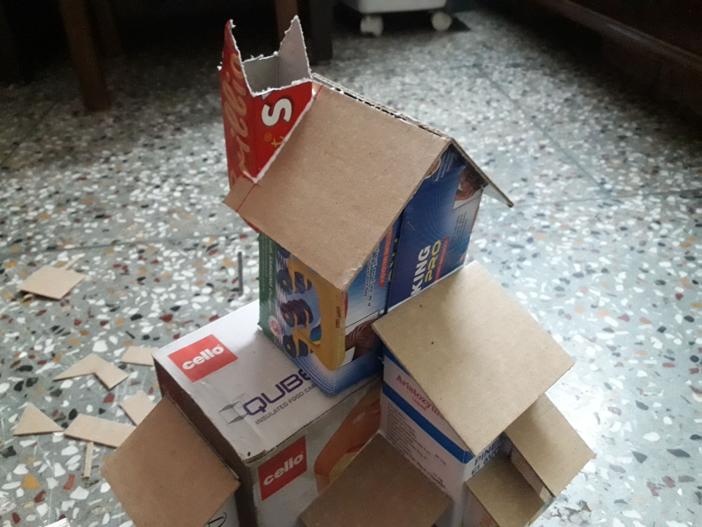 DIY Cardboard House : 8 Steps (with Pictures) - Instructables