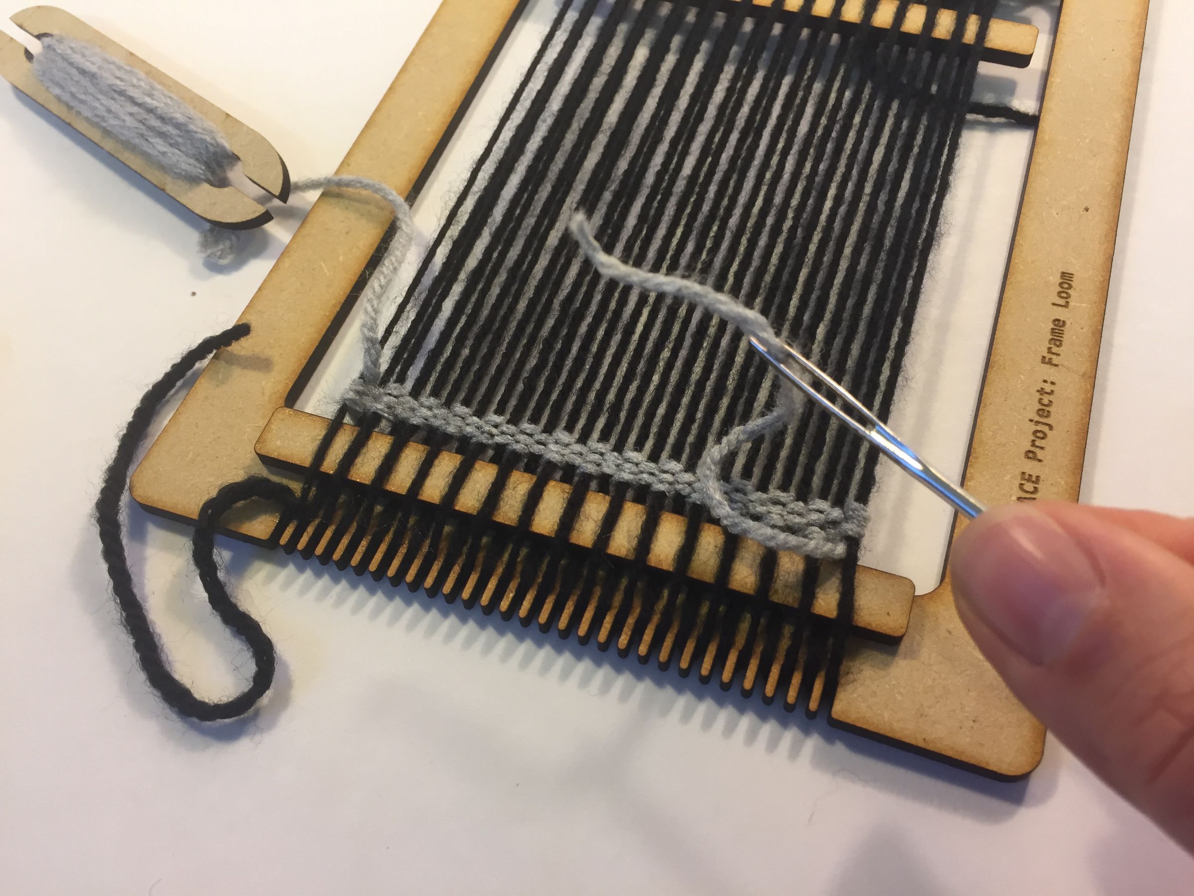 Laser Cut Mini Frame Loom Weaving : 24 Steps (with Pictures ...