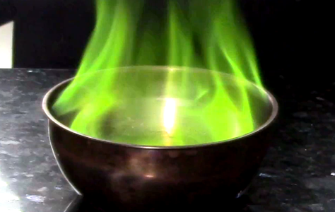 How To: Ghastly Green Fire, at Home! (And Why It Burns Green...) (with ...
