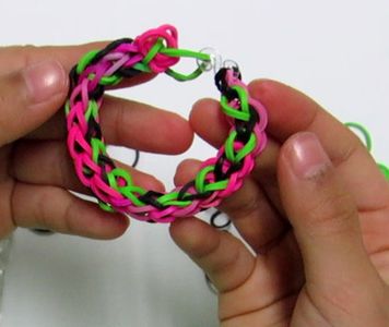 Rainbow Loom French Braid Bracelet Tutorial : 9 Steps (with Pictures ...
