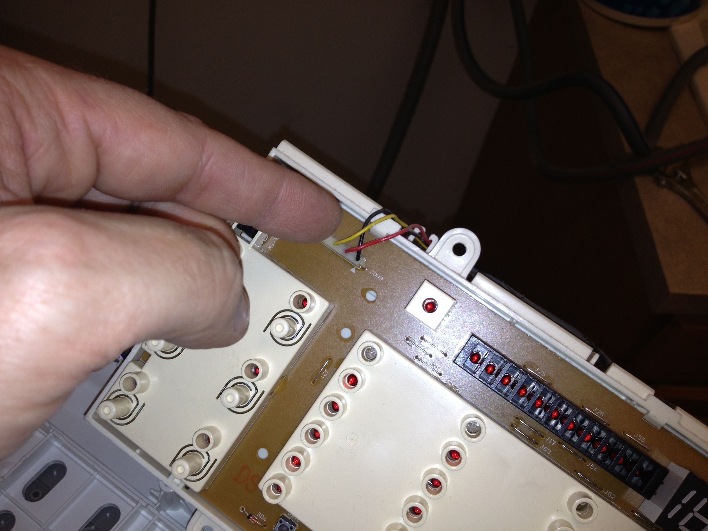 Replacing the User Interface Control Board on a LG Washing Machine. : 8 ...