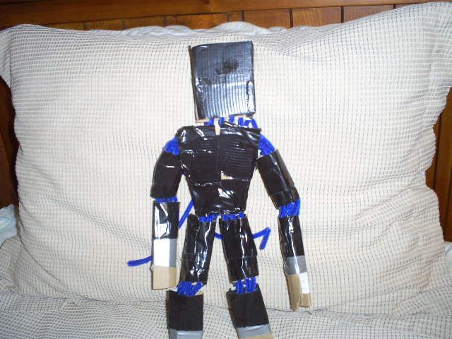Duct Tape Cardboard Man!!!! : 6 Steps - Instructables