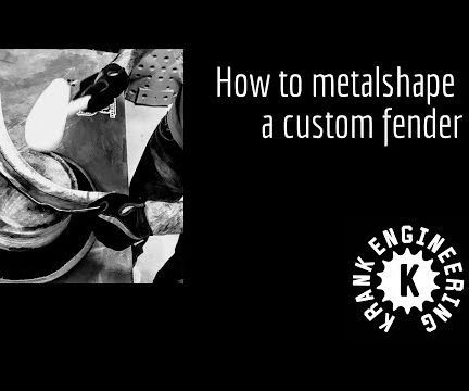 How to Metalshape a Custom Fender : 11 Steps (with Pictures ...