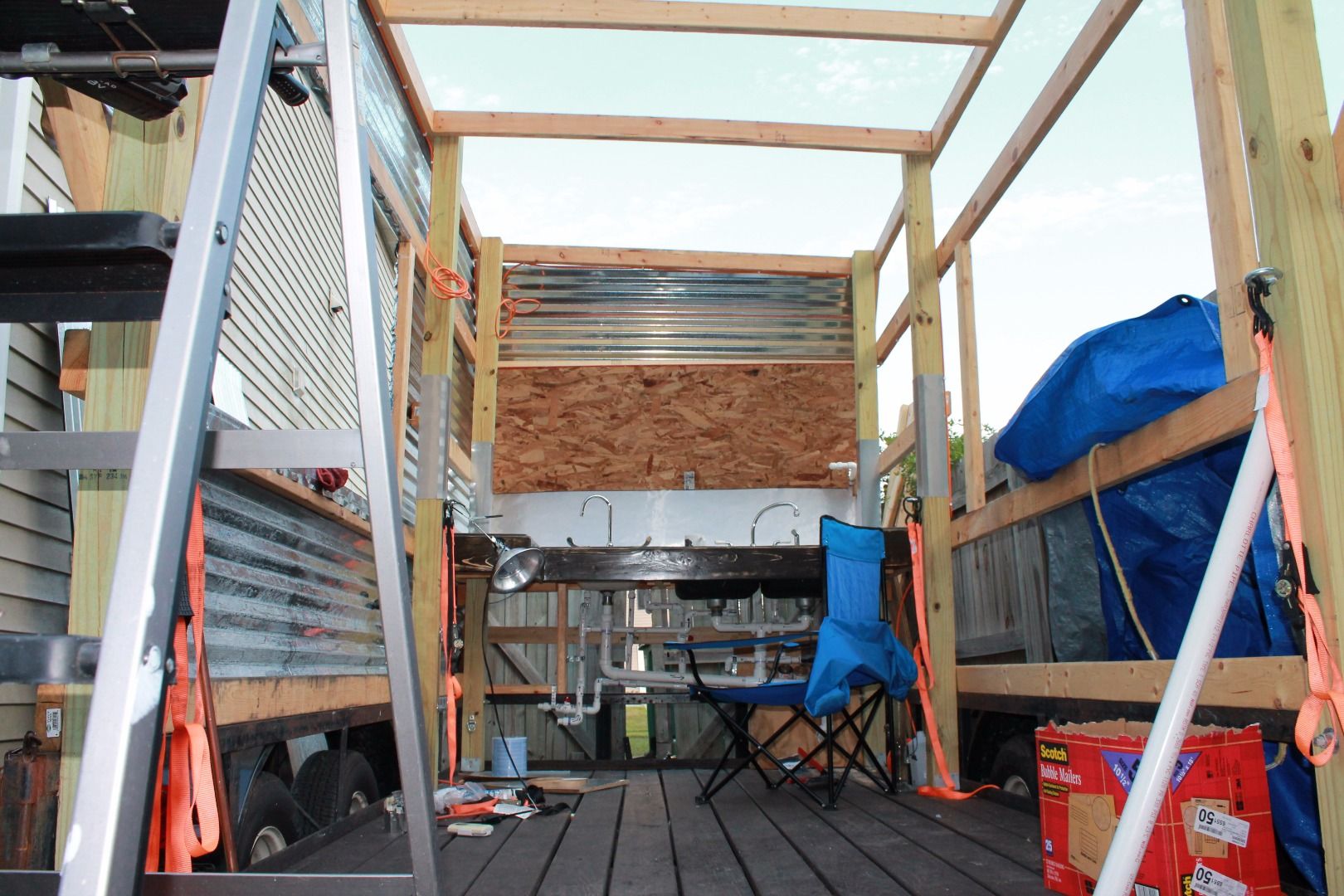 Building a Competition BBQ Trailer or Food Vending Trailer : 21 Steps ...