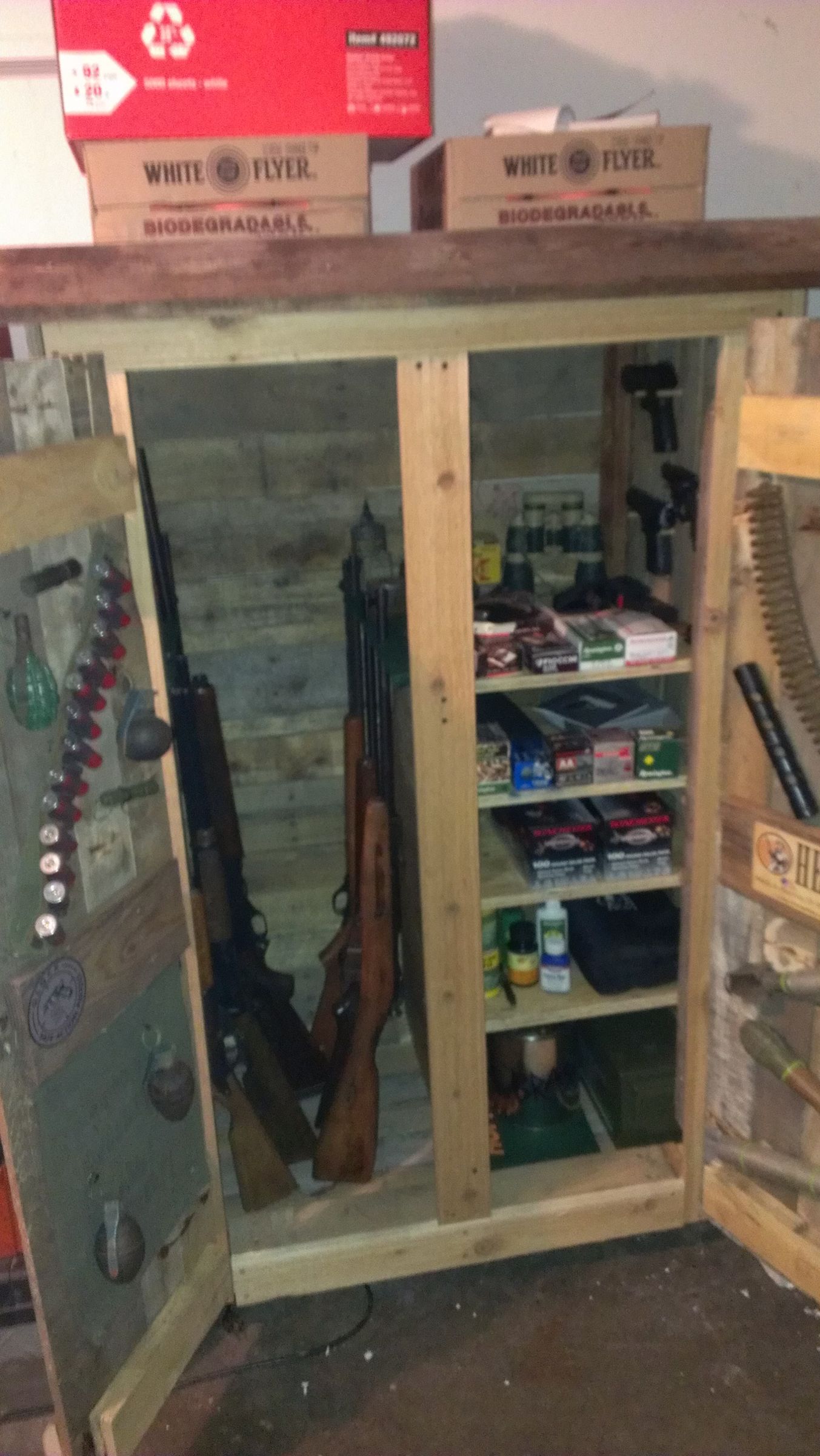 Repurposed Pallets Into Gun Cabinet : 10 Steps - Instructables