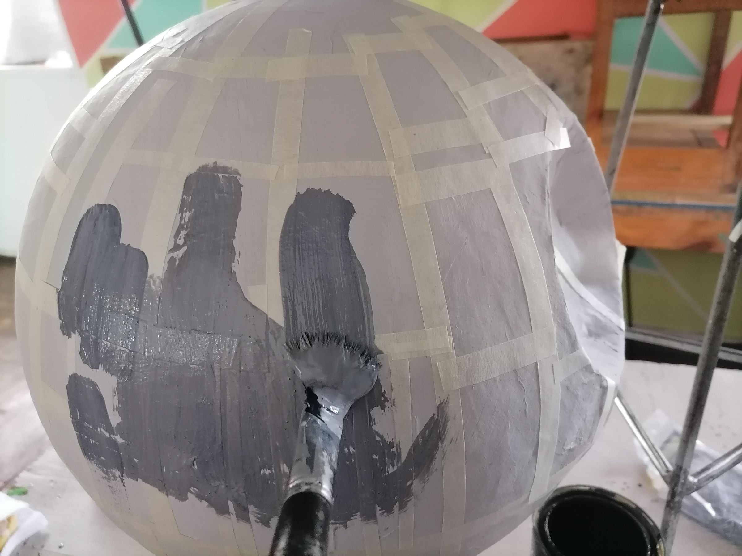 Paper Maché Death Star : 7 Steps (with Pictures) - Instructables