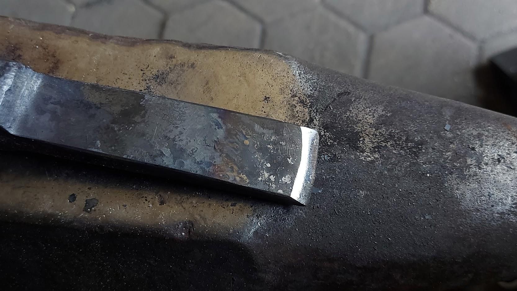 Forging a Hot Cut Blacksmiths Tool : 6 Steps (with Pictures ...