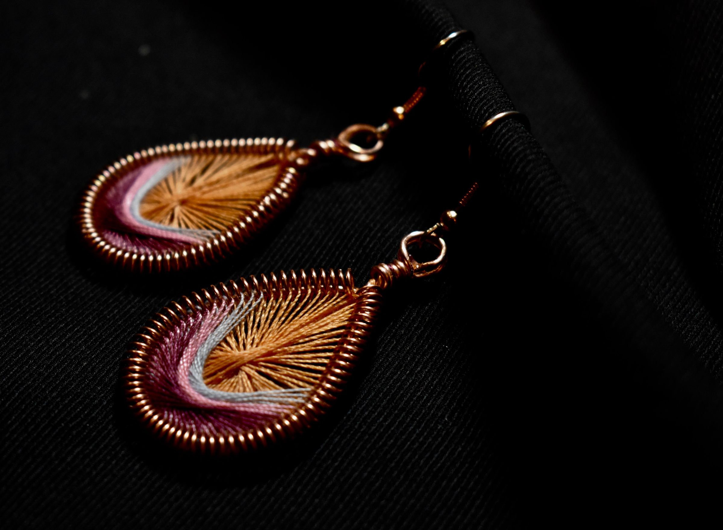 Thread Earrings : 11 Steps (with Pictures) - Instructables