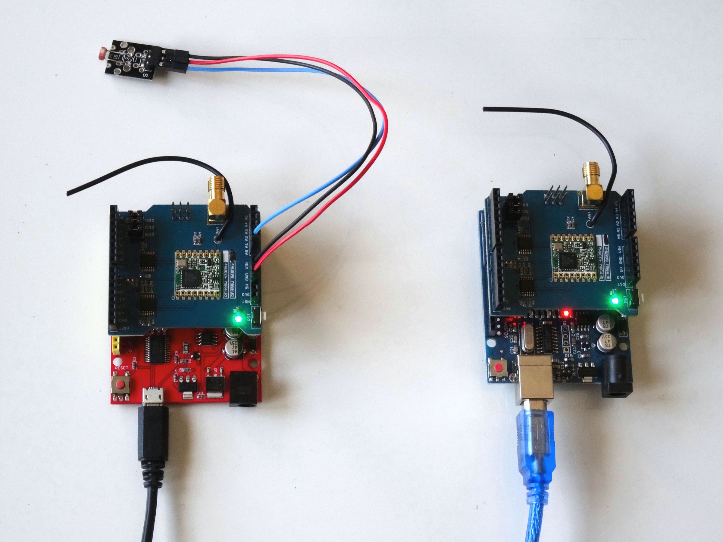 Arduino and Visuino: Long Distance Remote Light Sensor With RFM95W ...
