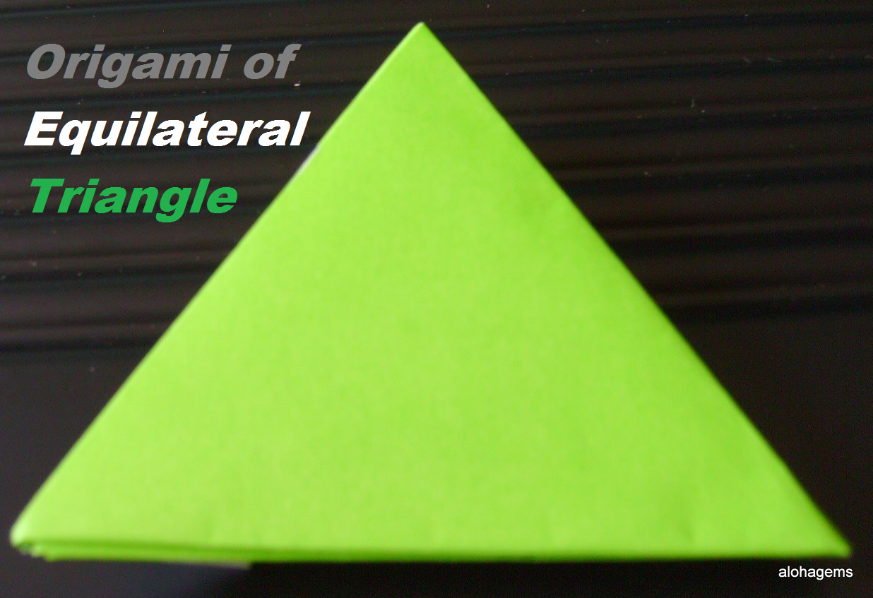 Origami of Regular Hexagon From Equilateral Triangles : 6 Steps (with ...
