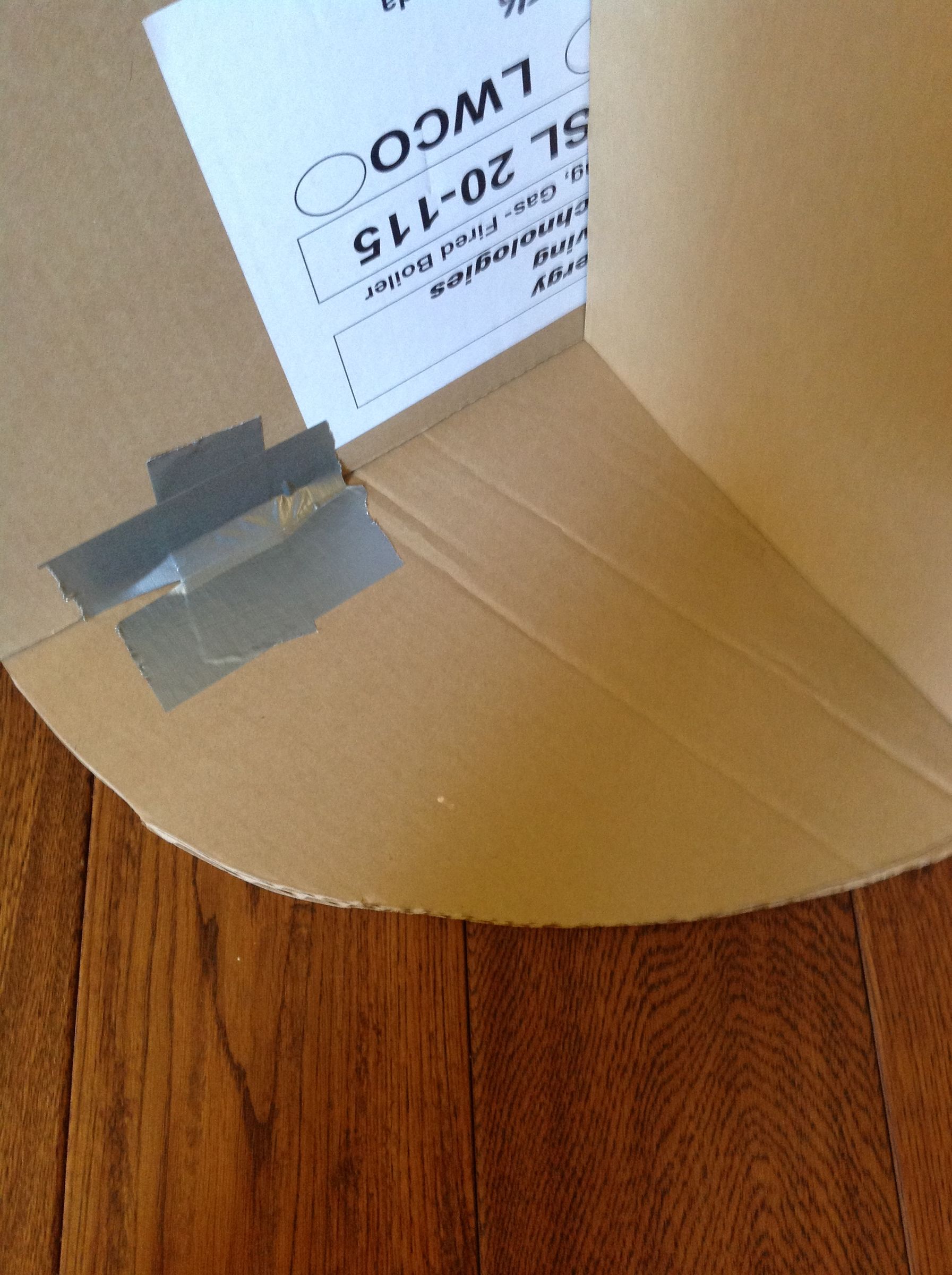 Make a Cardboard and Duct Tape Table : 9 Steps - Instructables