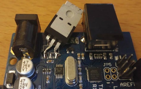 Fix an Arduino That Only Works Via USB (blown Regulator) : 4 Steps ...