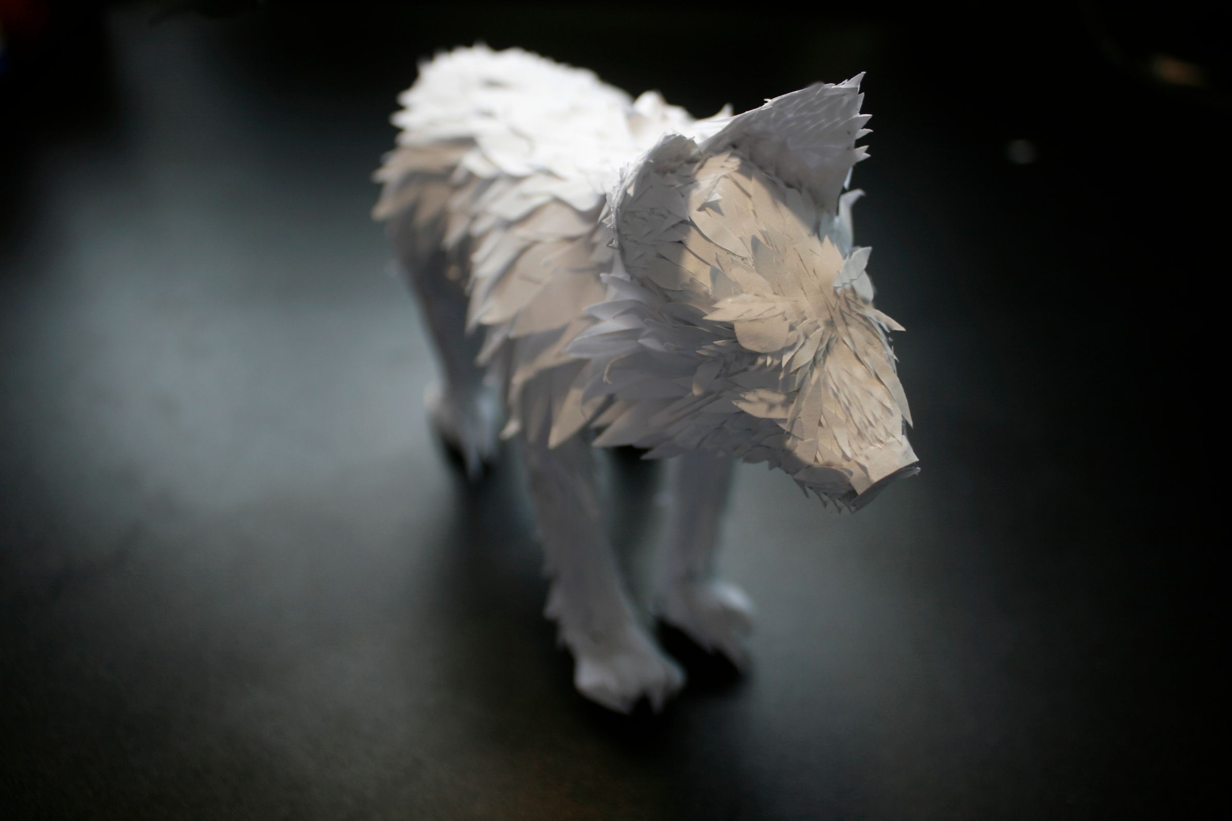 Paper Fantasy Wolf Sculpture : 8 Steps (with Pictures) - Instructables