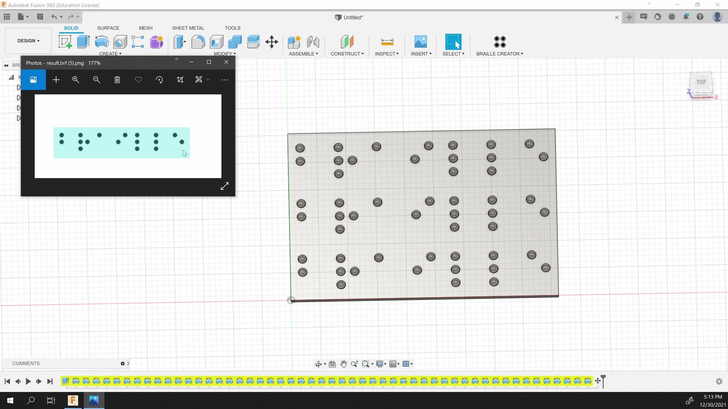 Easy 3D Printed Braille to Add to Everything! : 10 Steps (with Pictures ...