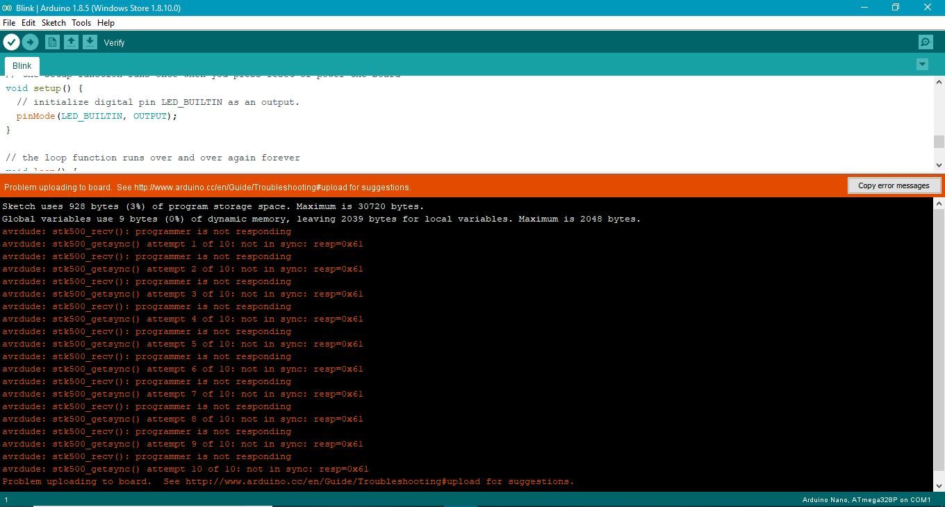 5 Most Common Arduino Nano Clone Problems and Their Solutions : 8 Steps ...