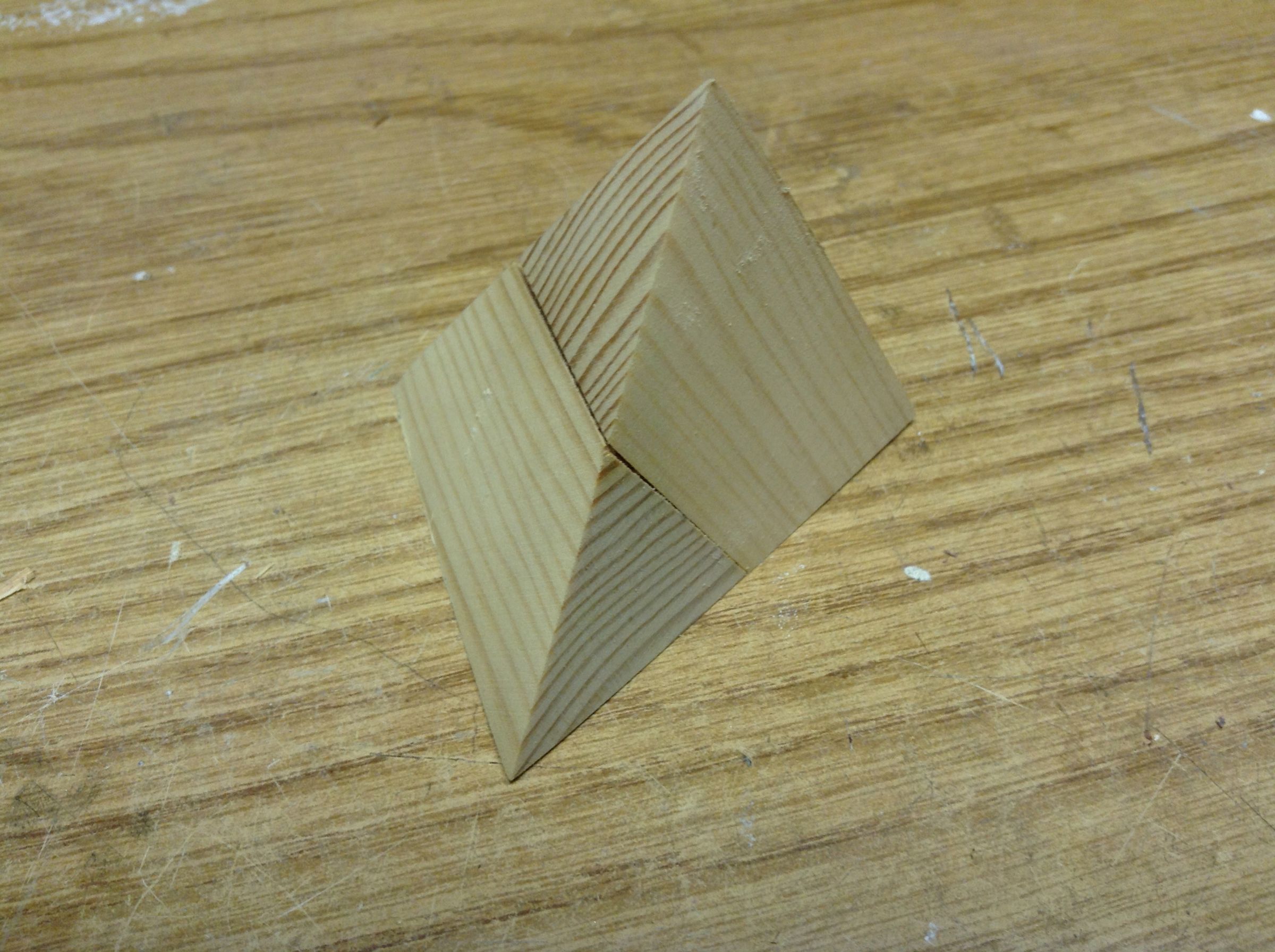 Two Piece Wooden Pyramid Puzzle : 4 Steps - Instructables