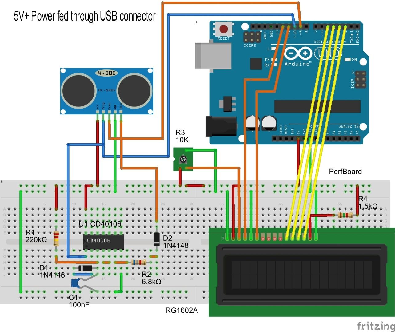 Long Range Ultrasonic Distance Sensor : 4 Steps (with Pictures ...