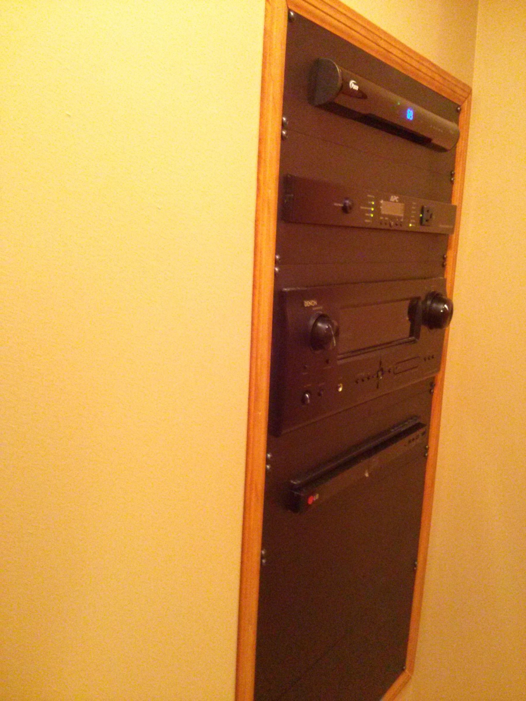 Easy In-Wall Theater Rack : 6 Steps (with Pictures) - Instructables