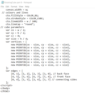 Rotating Cube Using JavaScript : 11 Steps (with Pictures) - Instructables
