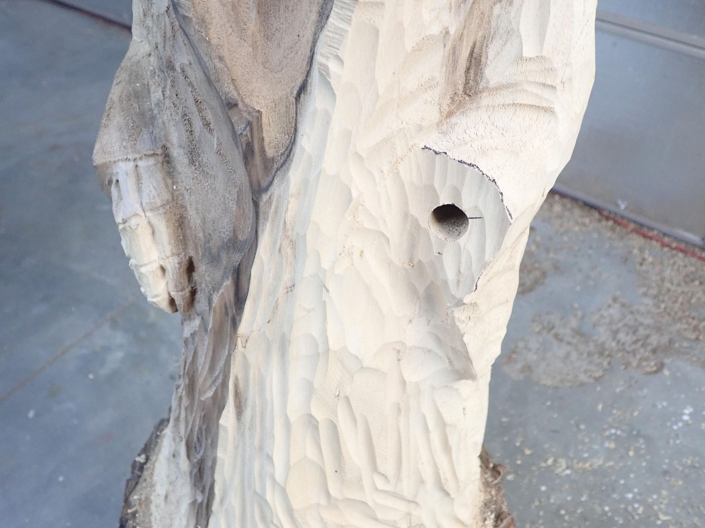 Grim Reaper Carved From a Walnut Log : 17 Steps (with Pictures ...